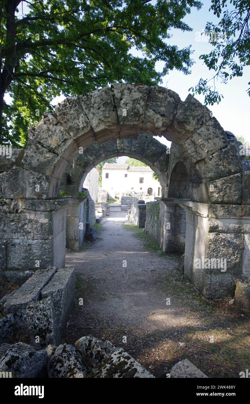 Sepino - Molise - Italy - Archaeological site of Altilia: Access door ...
