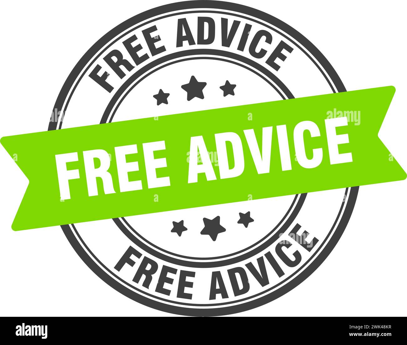 free advice stamp. free advice round sign. label on transparent ...