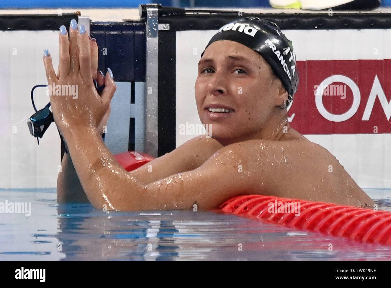 Doha, Qat. 18th Feb, 2024. Sara Franceschi (ITA) wins bronze medal in ...