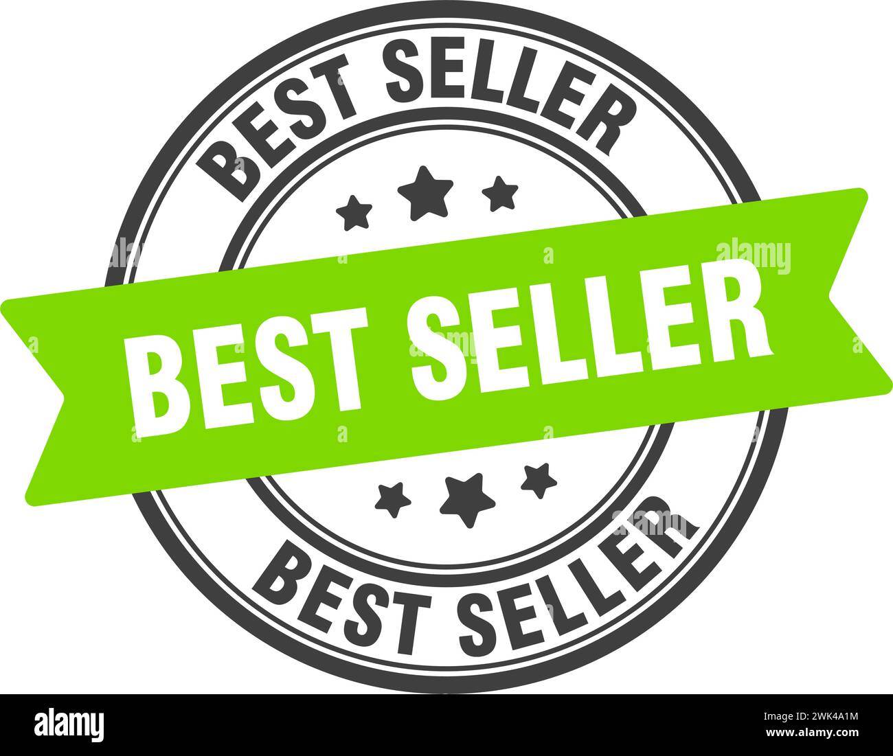 best seller stamp. best seller round sign. label on transparent ...