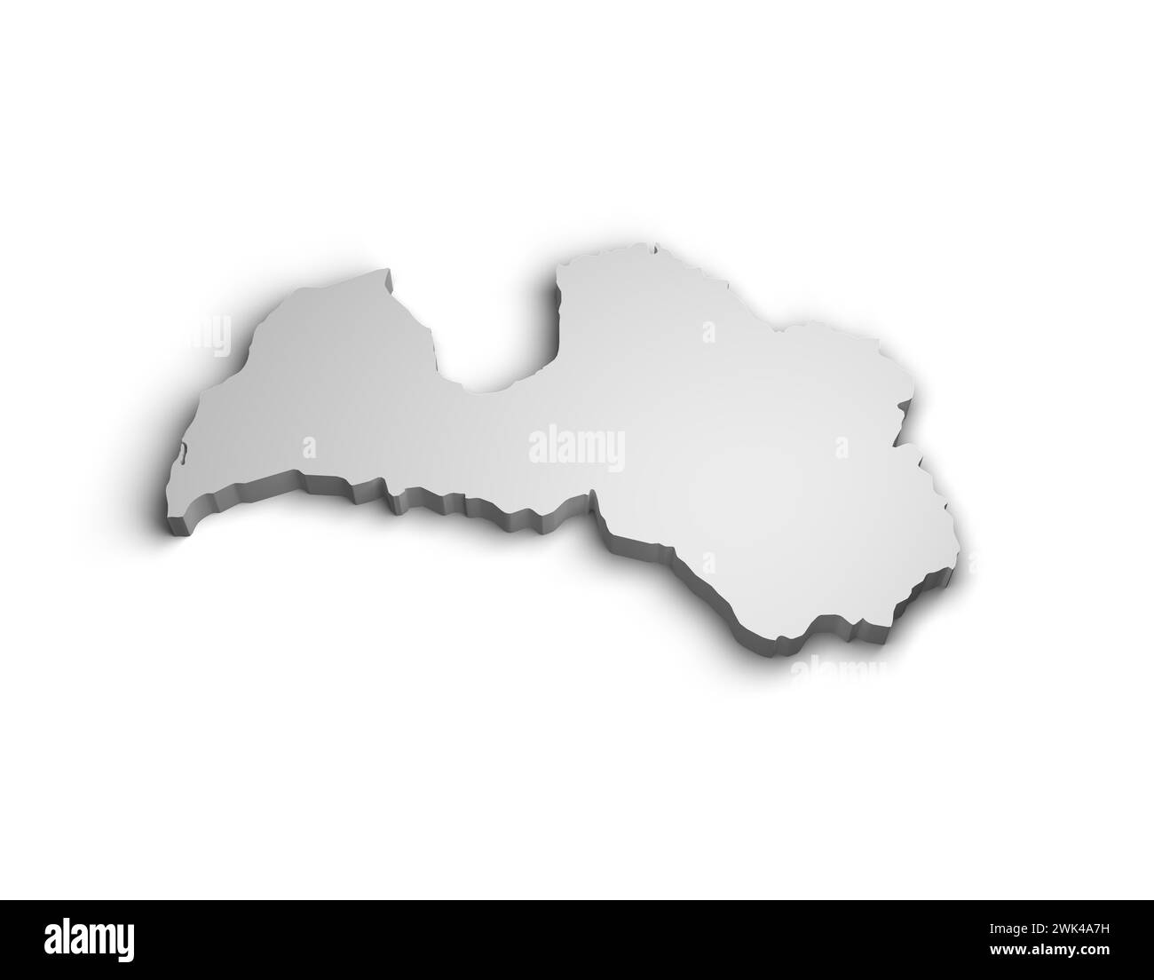 3d isometric map latvia hi-res stock photography and images - Alamy