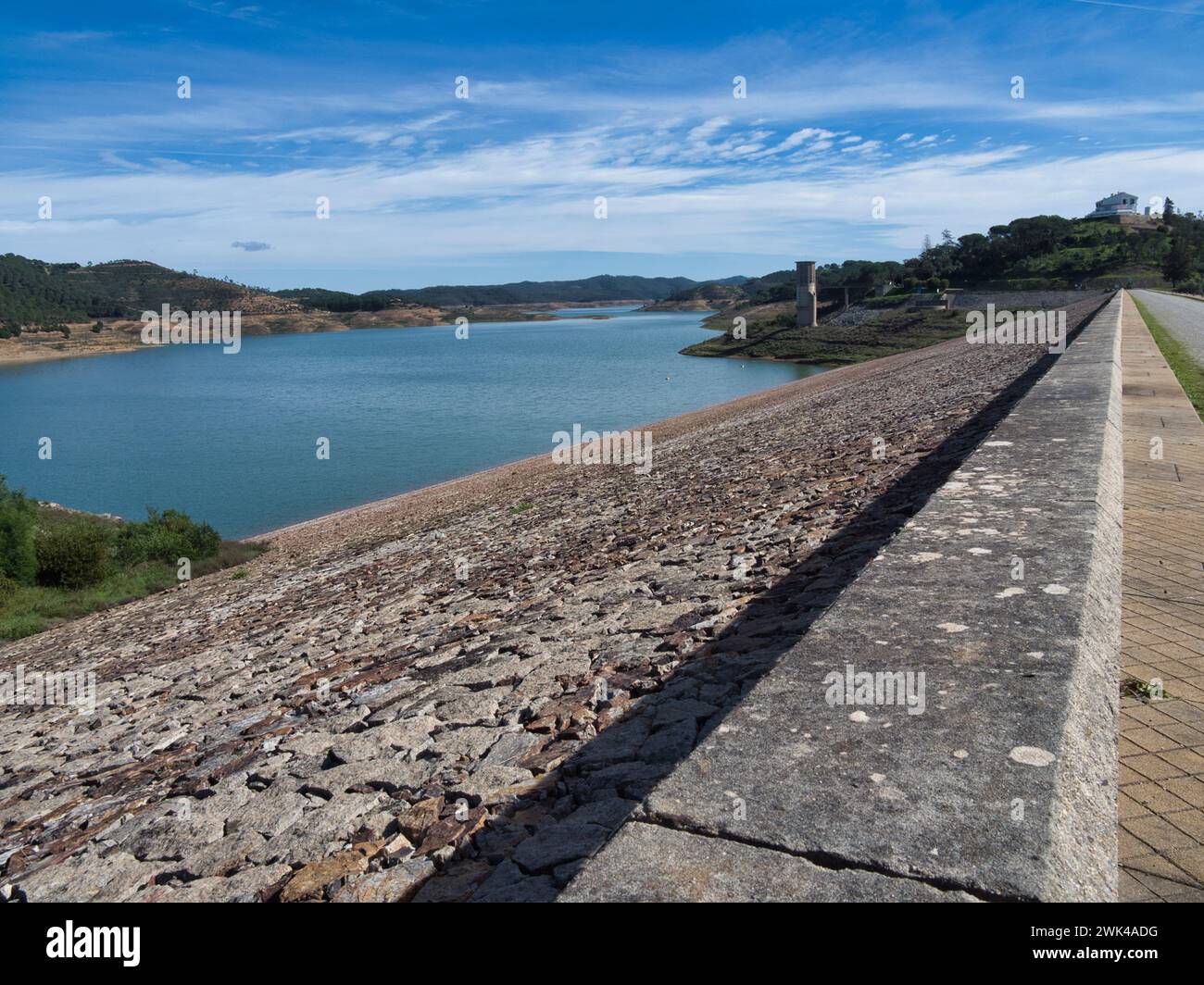 Santa Clara Dam, Portugal Stock Photo - Alamy