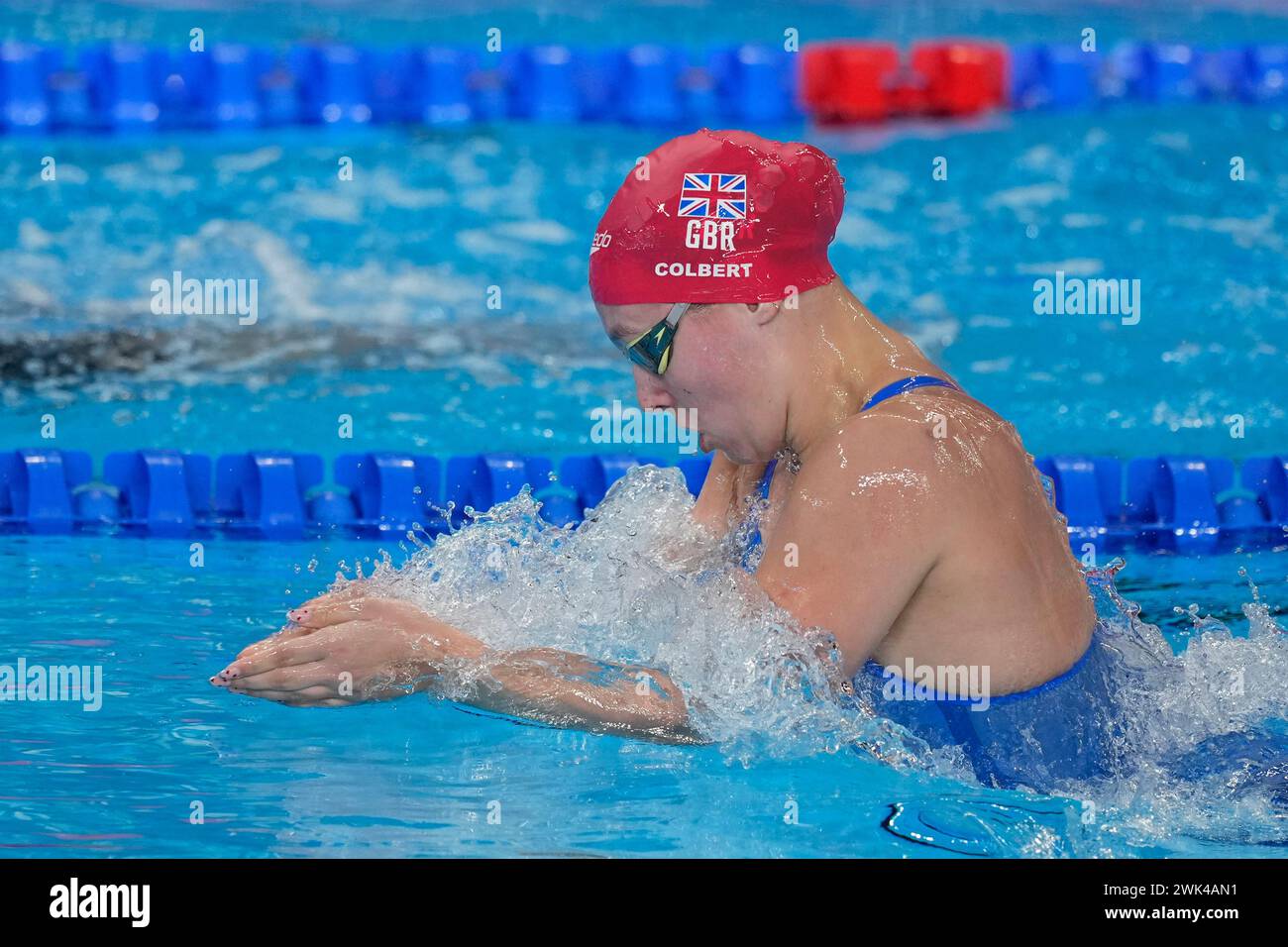 Freya Constance Colbert of Britain competes in the women's 400-meter ...