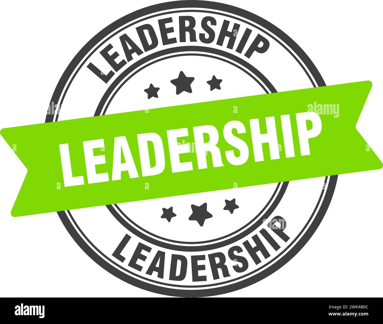 leadership stamp. leadership round sign. label on transparent ...