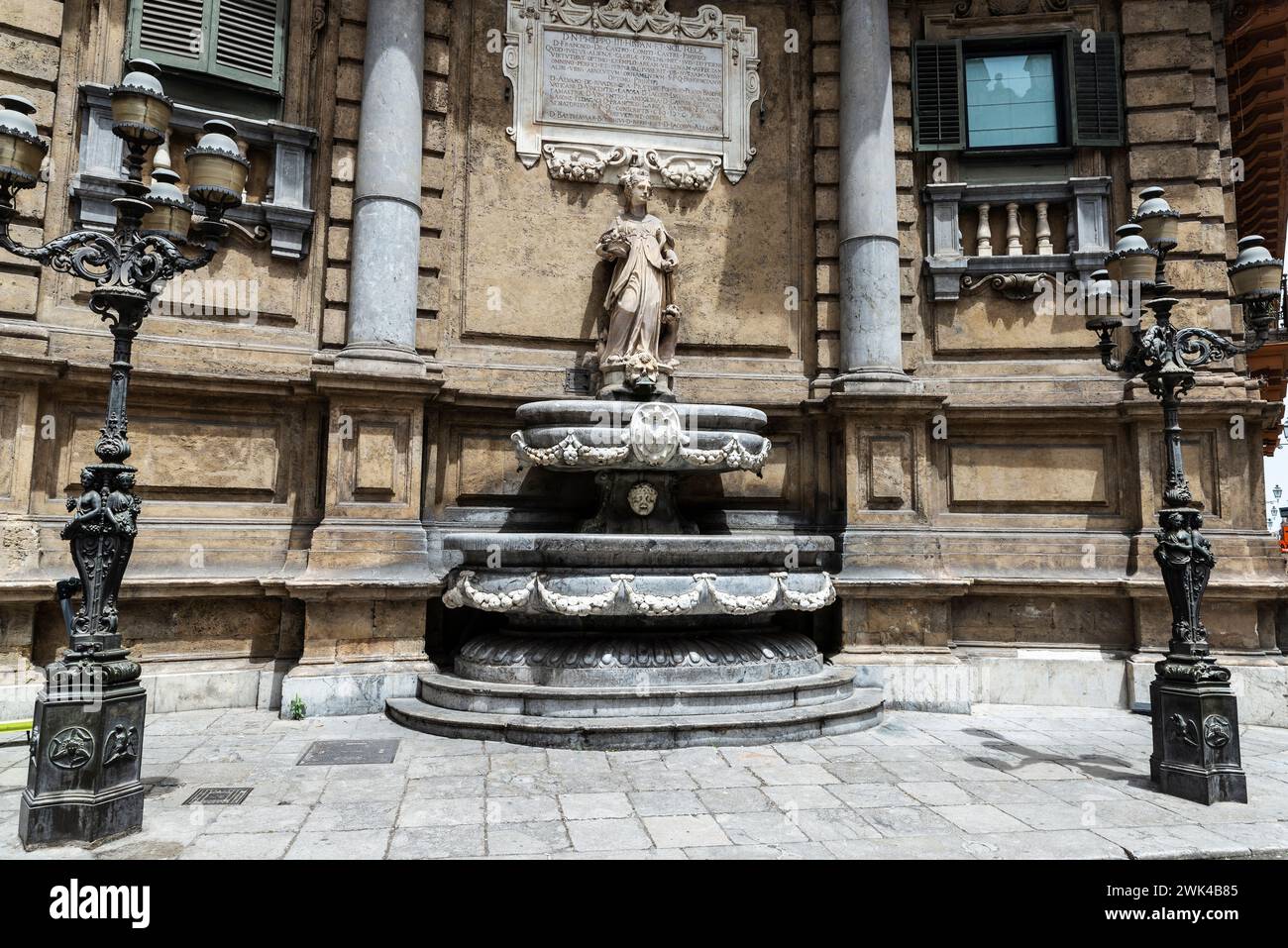 Quattro Canti, known as Piazza Vigliena, is a Baroque square in the old ...