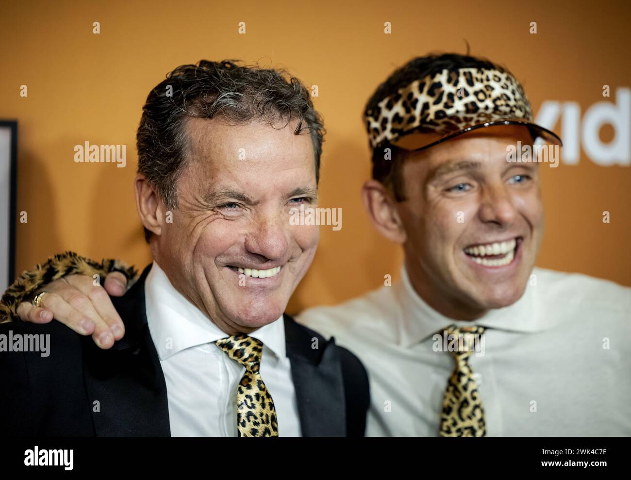 AMSTERDAM - John de Bever and partner on the red carpet prior to the ...