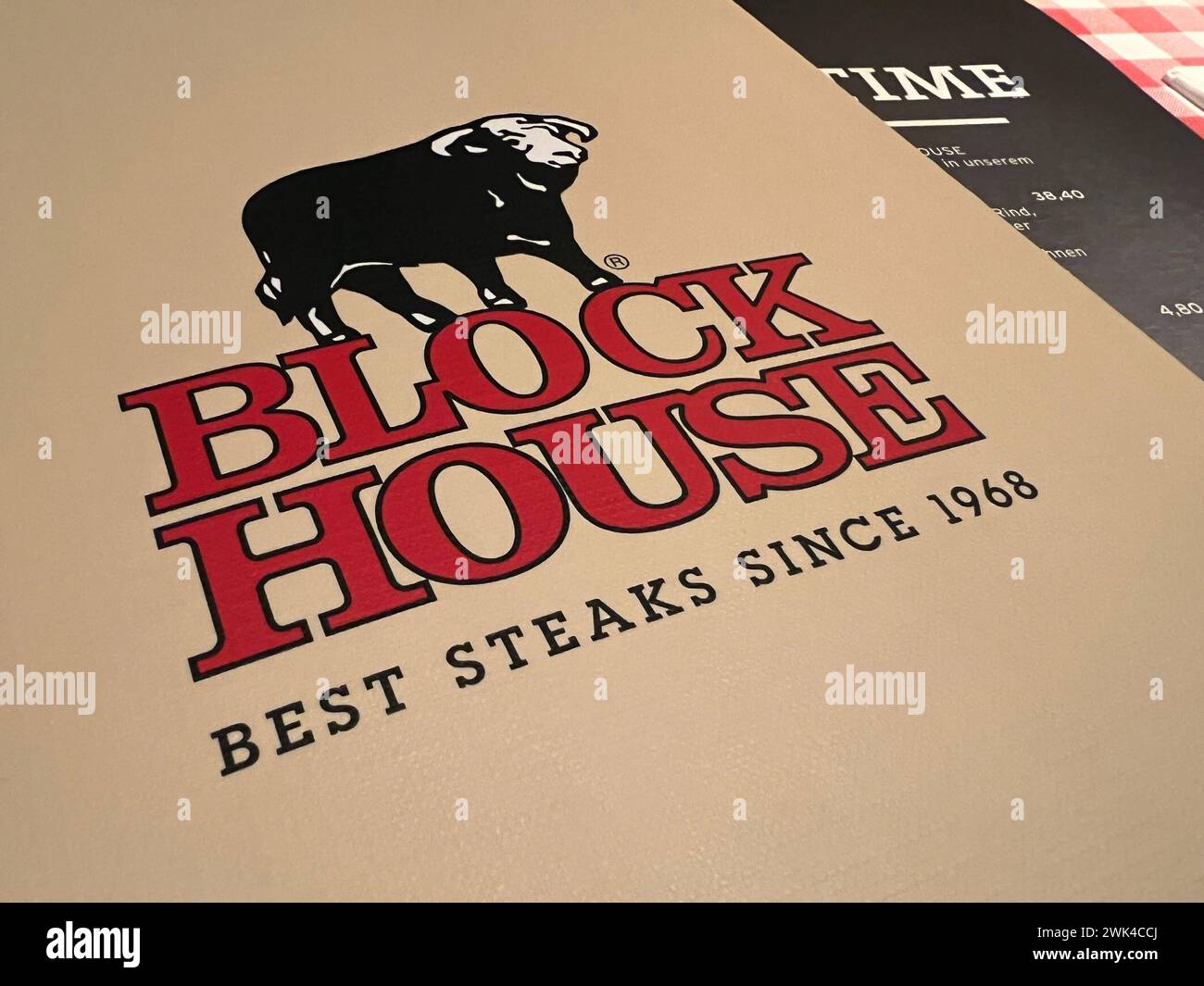 Speisekarte Logo Steakhaus Block House *** Menu Logo Steakhouse Block ...