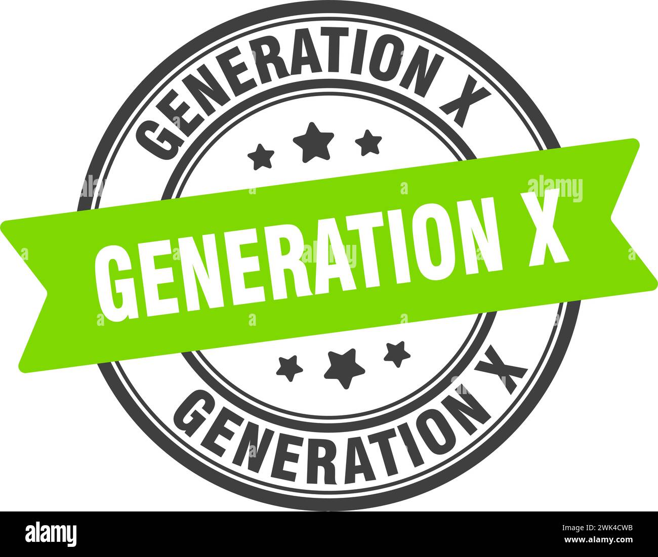 generation x stamp. generation x round sign. label on transparent ...