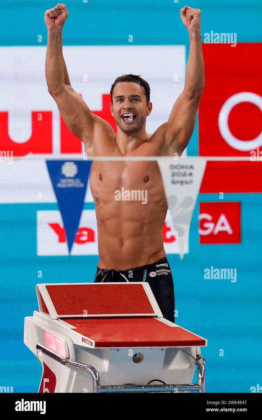 Doha, Qatar. 18th Feb, 2024. DOHA, QATAR - FEBRUARY 18: Arno Kamminga ...