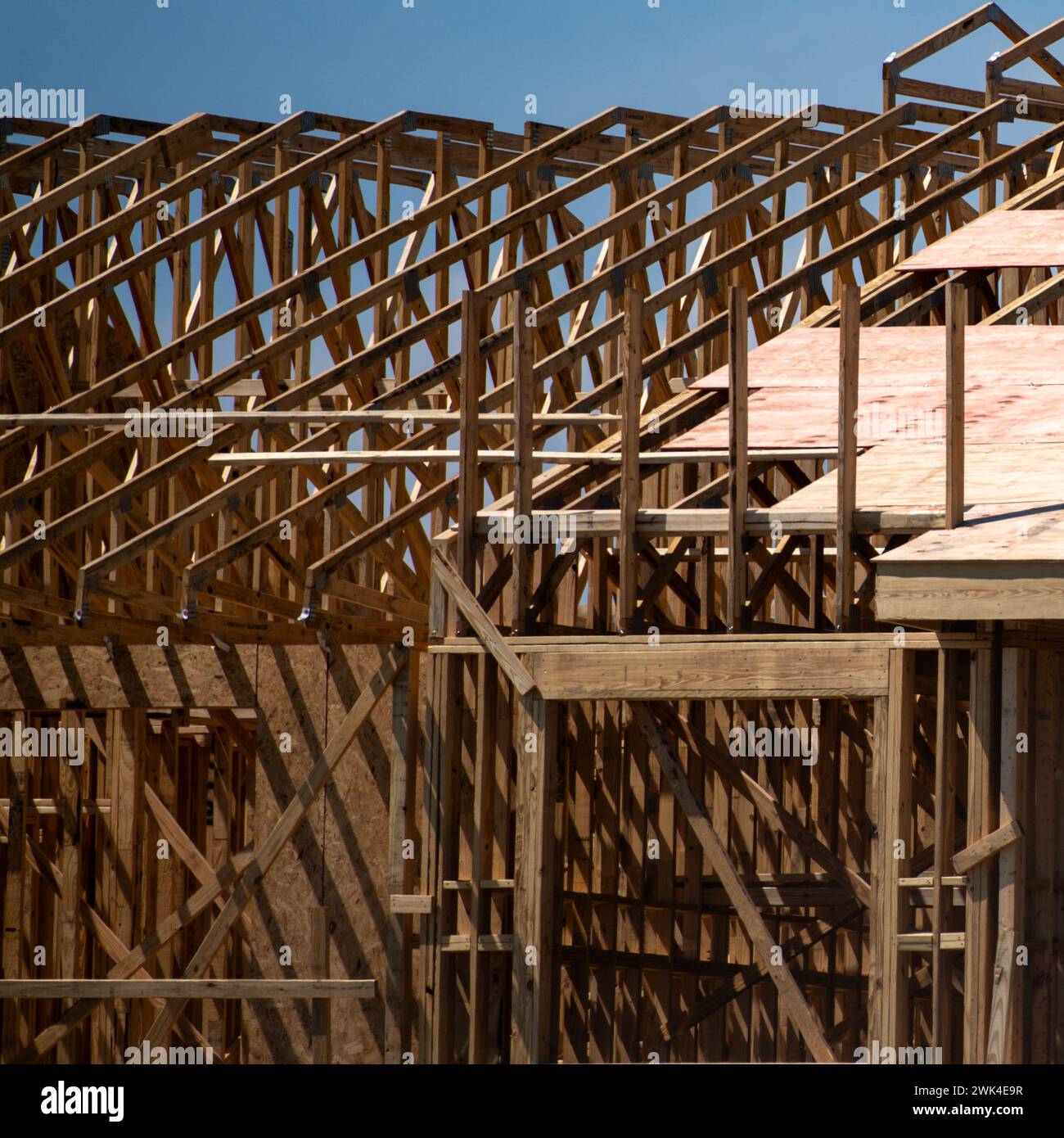 Timber Frame House with OSB Sheathing. Timber Frame House. New Timber ...