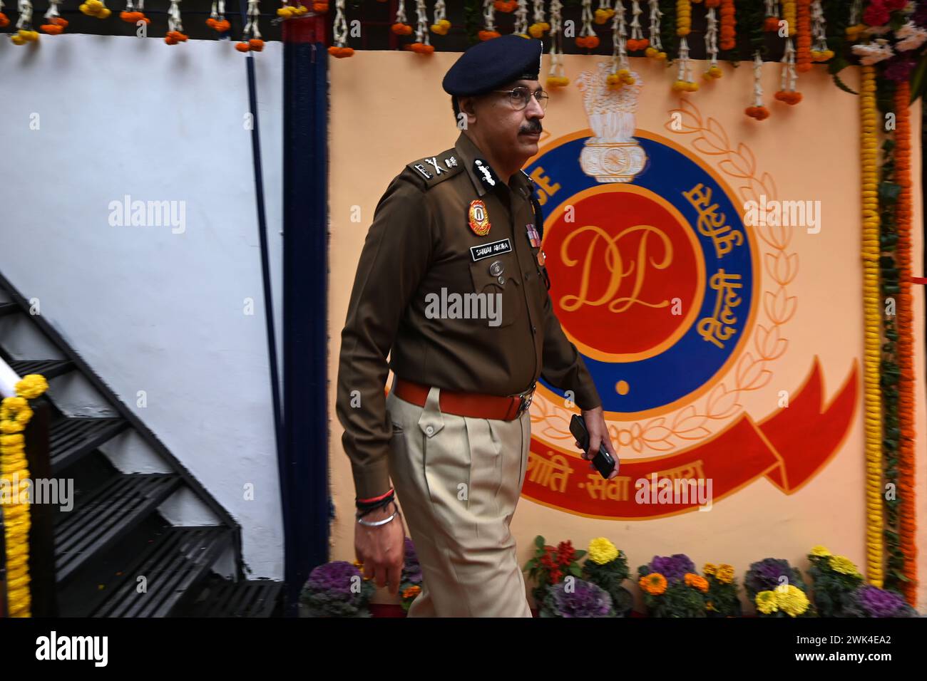 NEW DELHI, INDIA -FEBRUARY 18: Delhi Police Commissioner Sanjay Arora ...