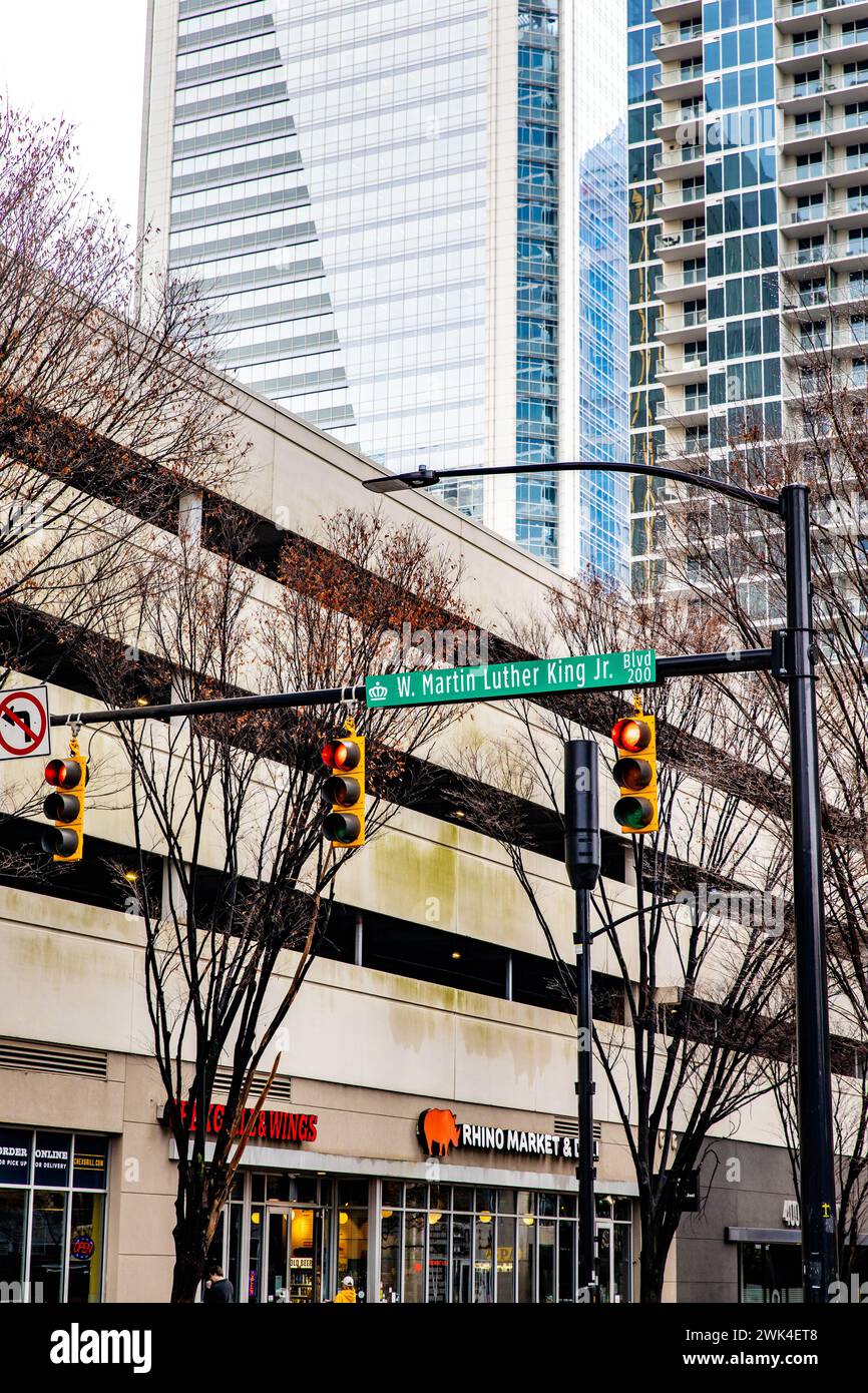 Charlotte, NC, USA - 12-27-2023: Charlotte modern city center ... Charlotte, NC, USA - 12-27-2023: Charlotte modern city center ...