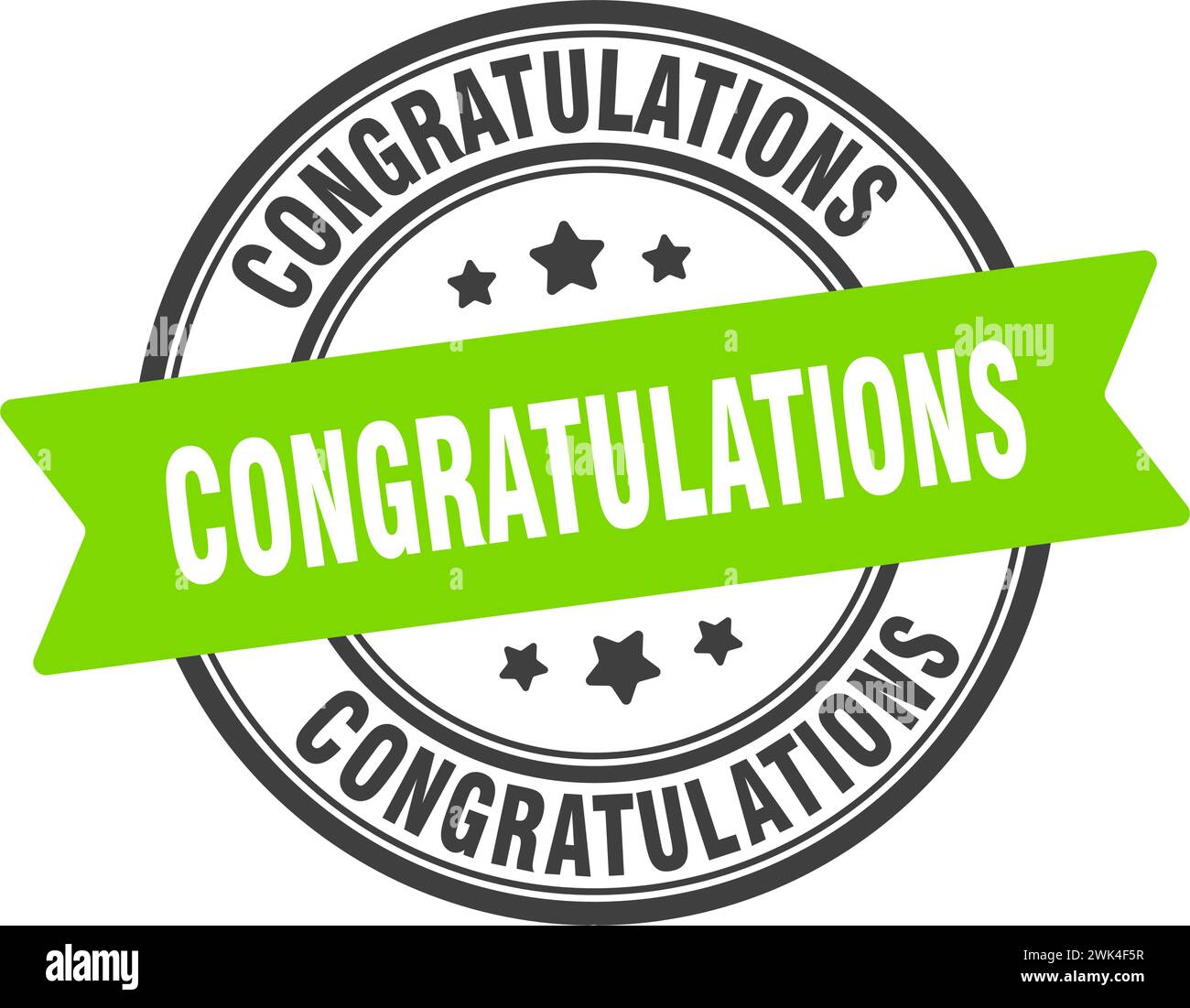 congratulations stamp. congratulations round sign. label on transparent ...