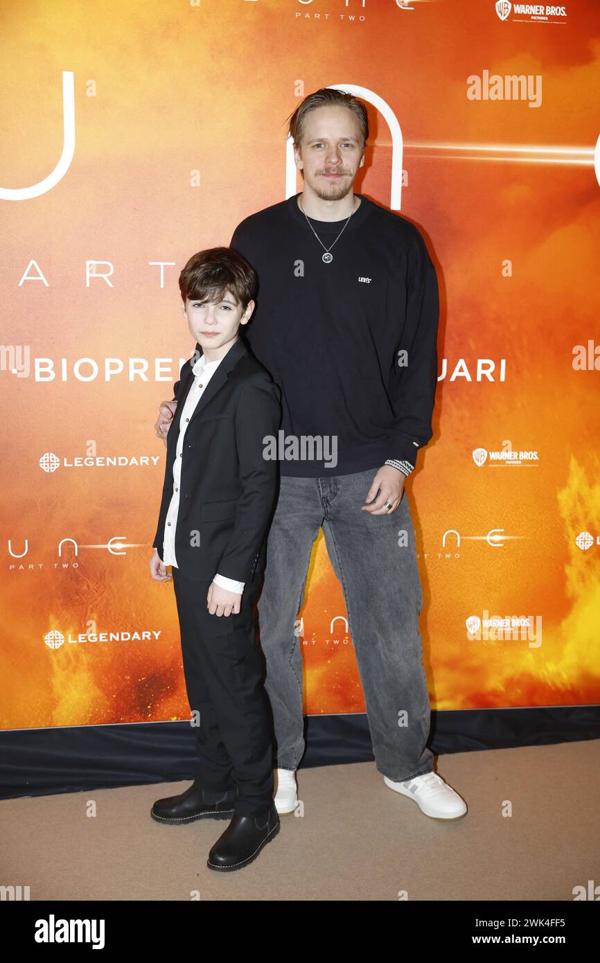 Swedish actor Valter Skarsgard and his brother Kolbjorn arrives to the ...