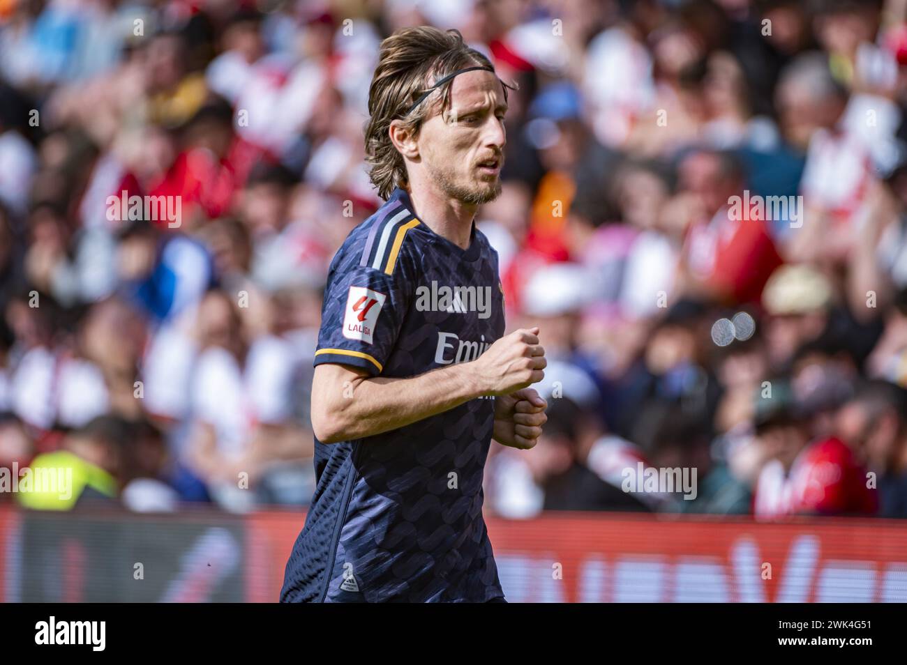 Madrid, Spain. 18th Feb, 2024. Luka Modric of Real Madrid seen during ...