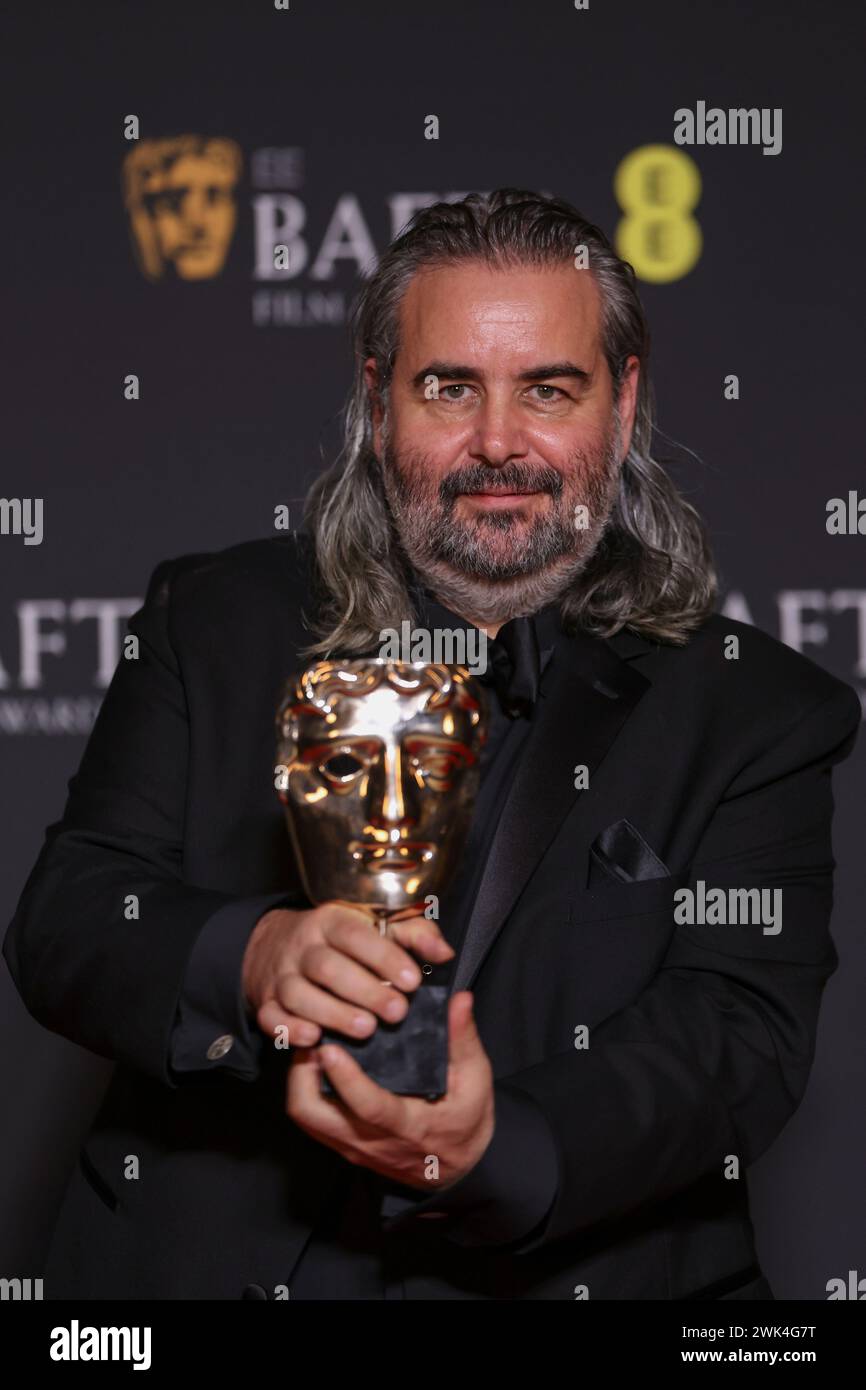 Hoyte van Hoytema, winner of the cinematography award for 'Oppenheimer ...
