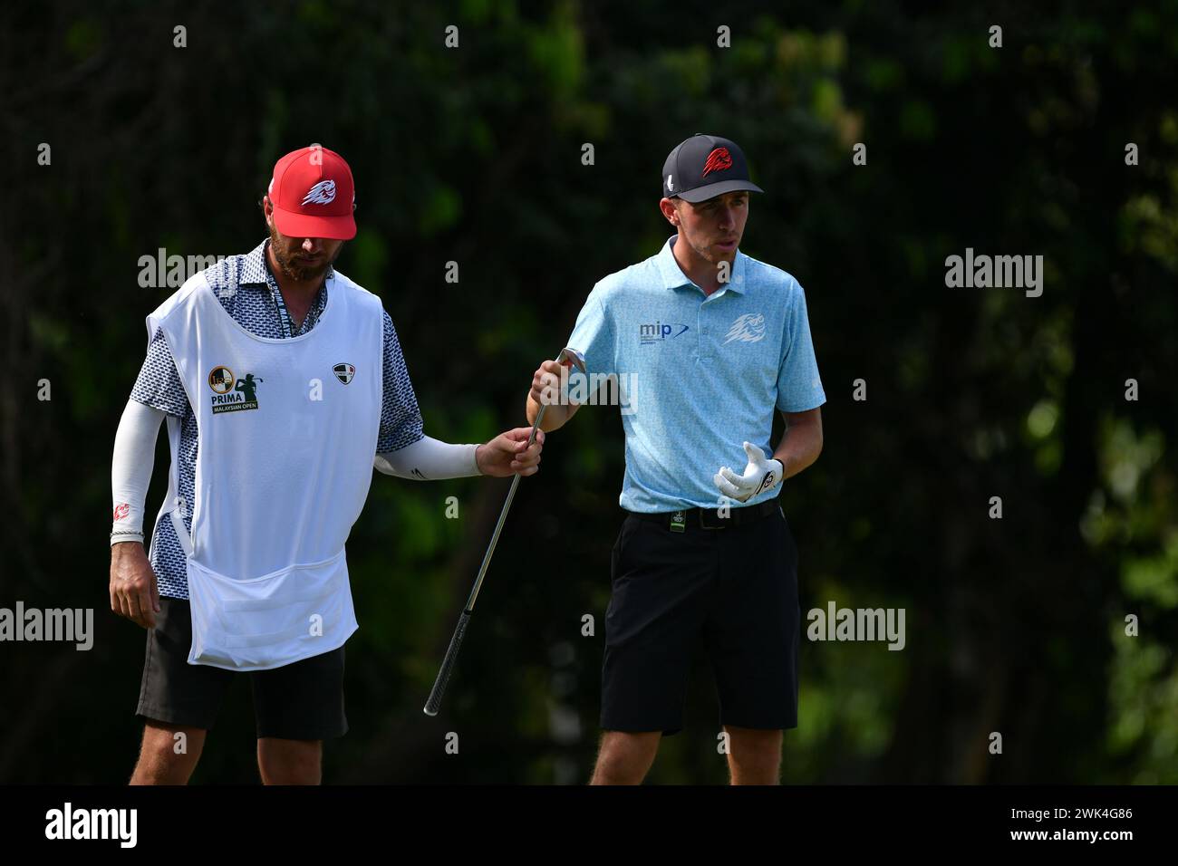 SERDANG - FEB 18: David Puig of Spain pictured during final round 0f ...