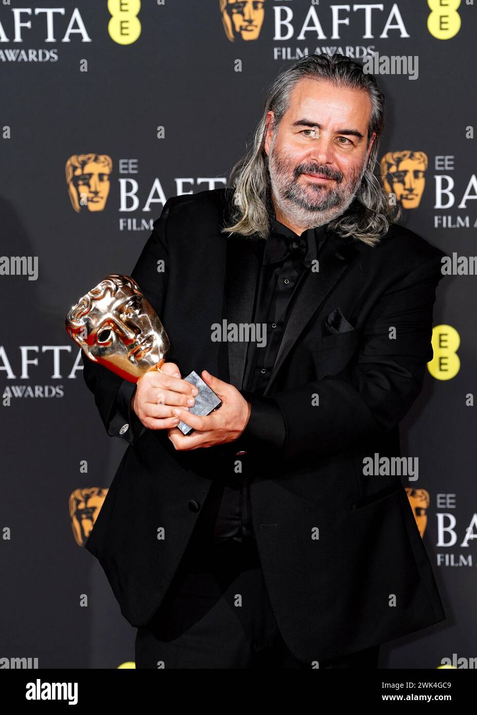 Hoyte van Hoytema in the press room after winning the Cinematography ...
