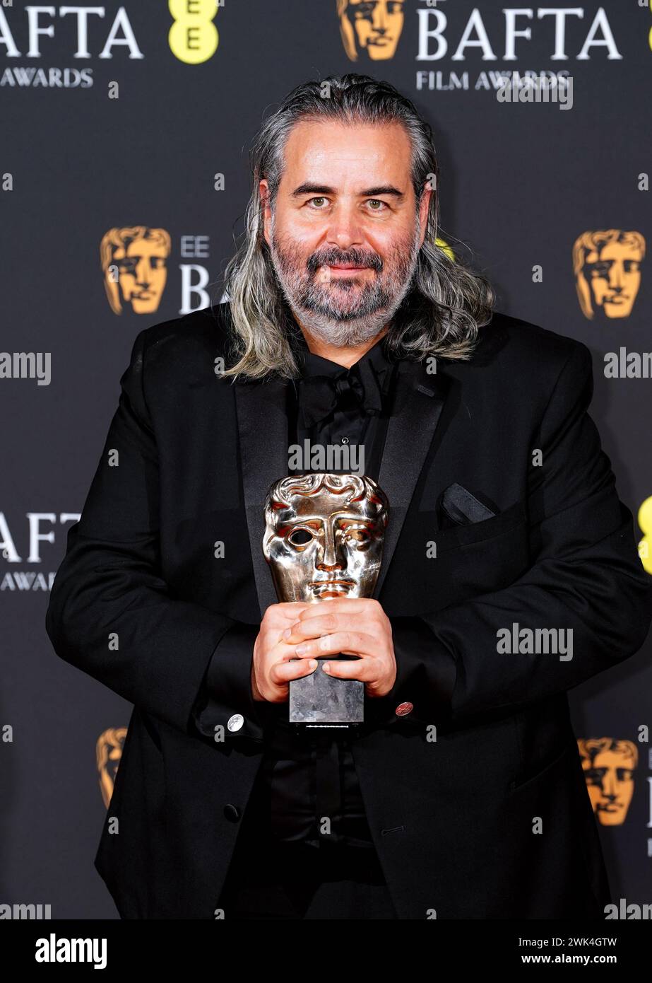 Hoyte van Hoytema in the press room after winning the Cinematography ...