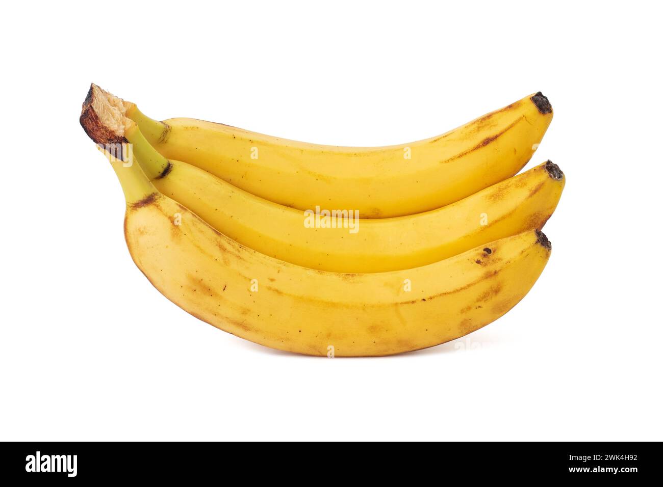 Bunch of bananas isolated on white background Stock Photo - Alamy