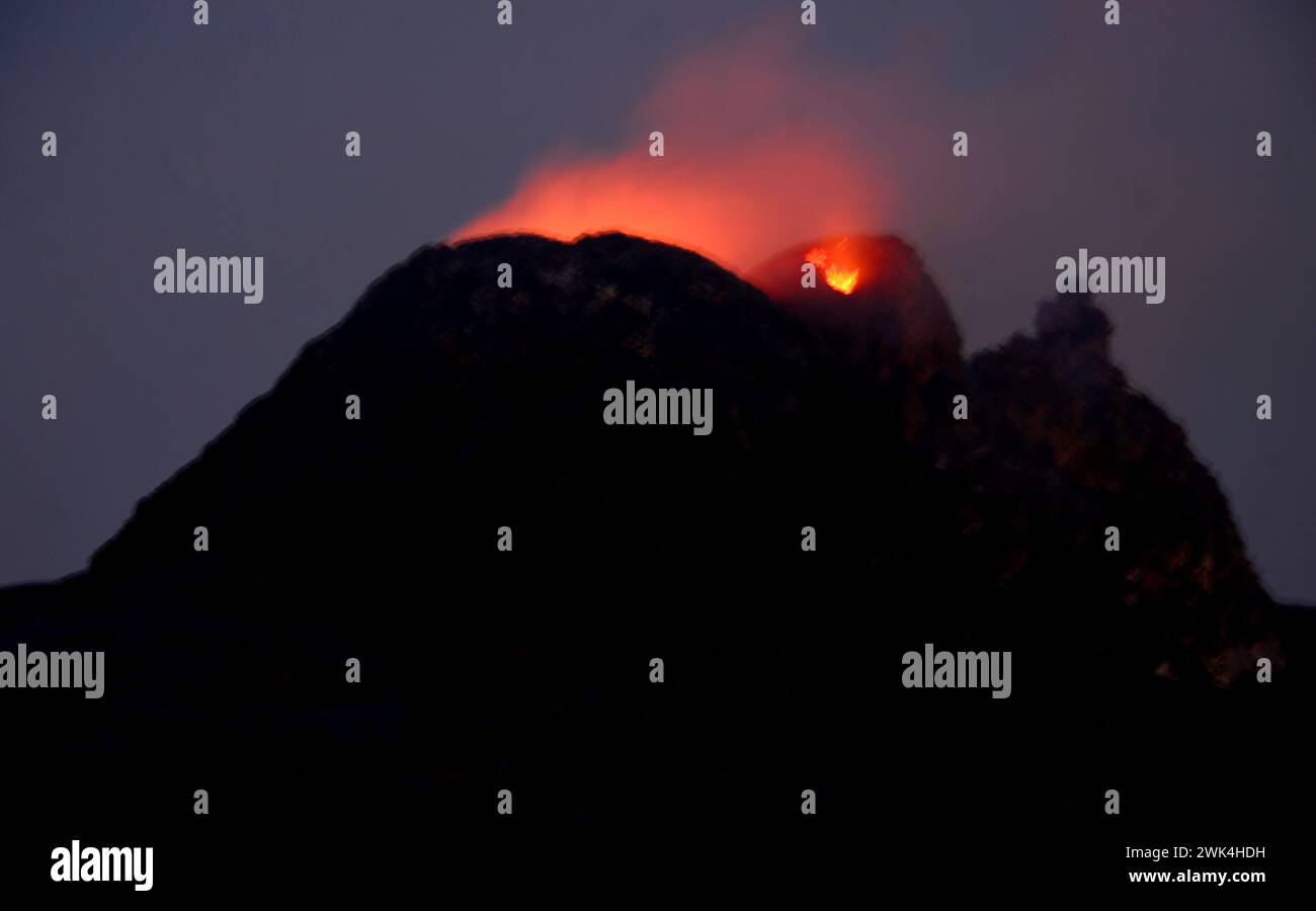 Erta Ale is a chain of volcanoes located in the Afar Triangle, Ethiopia ...