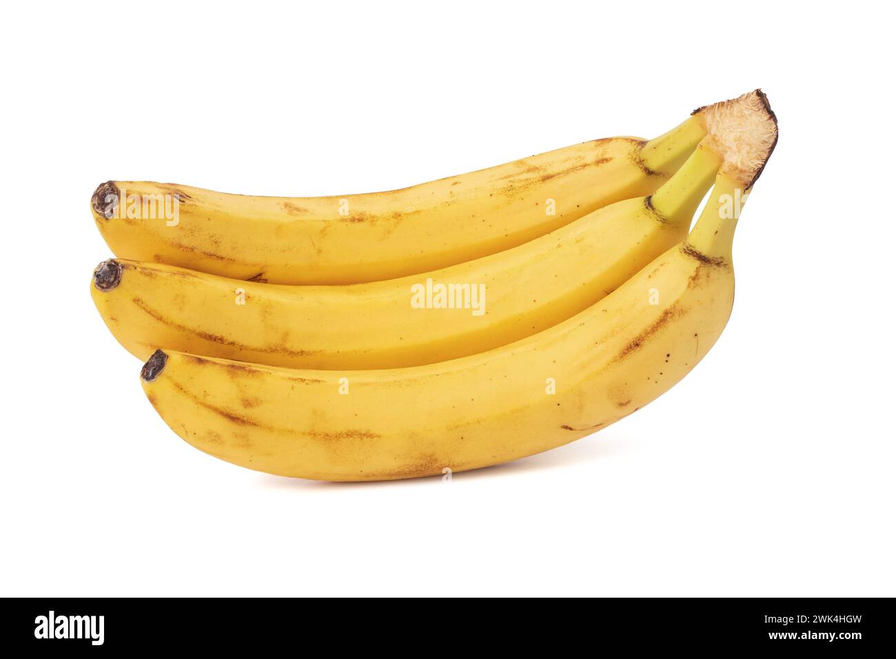 Bunch of bananas isolated on white background Stock Photo - Alamy