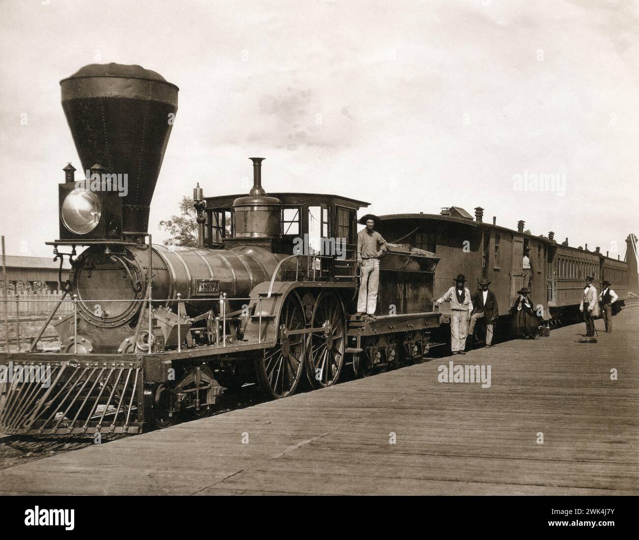 1850s train hi-res stock photography and images - Alamy