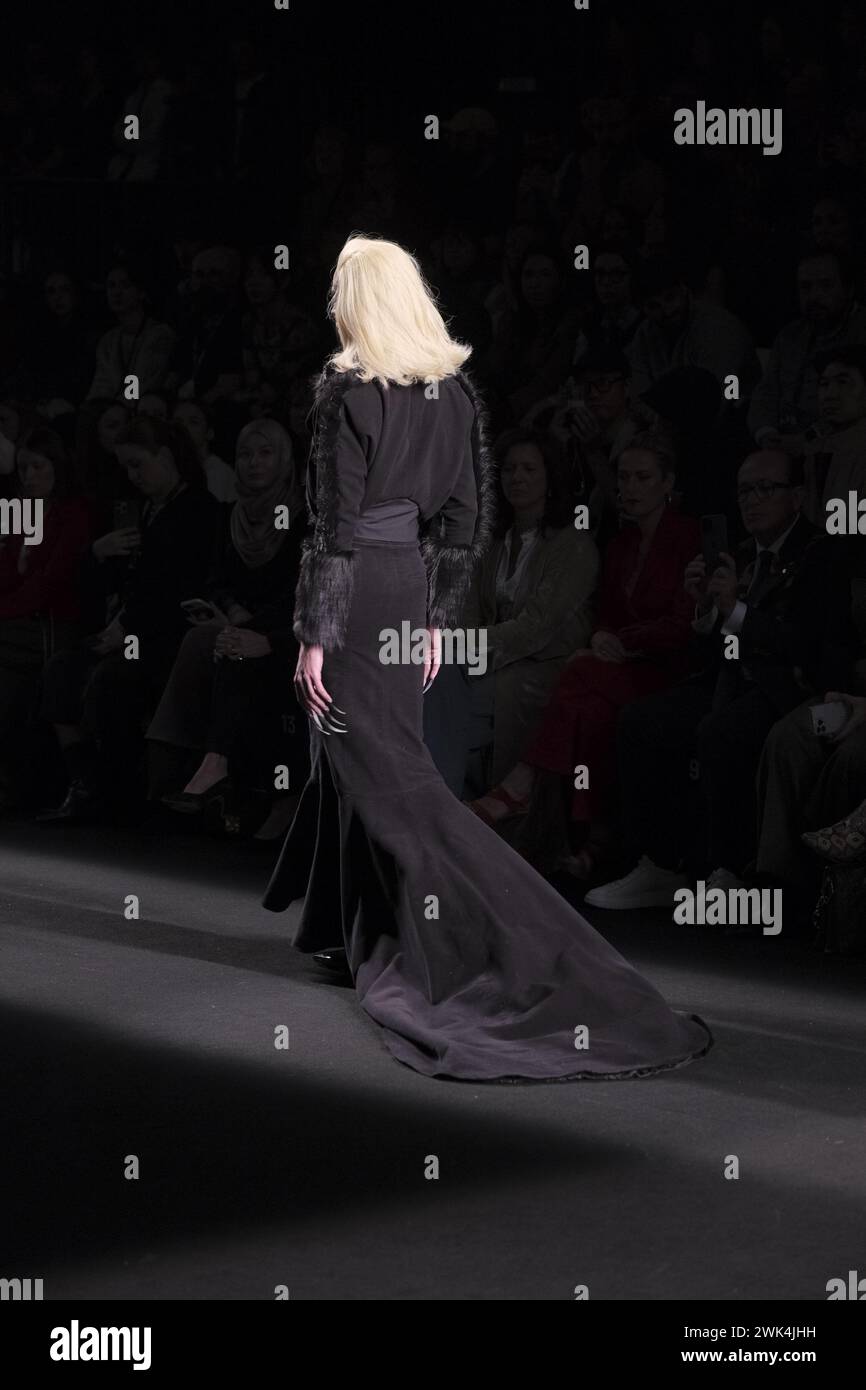 Madrid, Spain. 18th Feb, 2024. 79th Edition of Mercedes-Benz Fashion ...