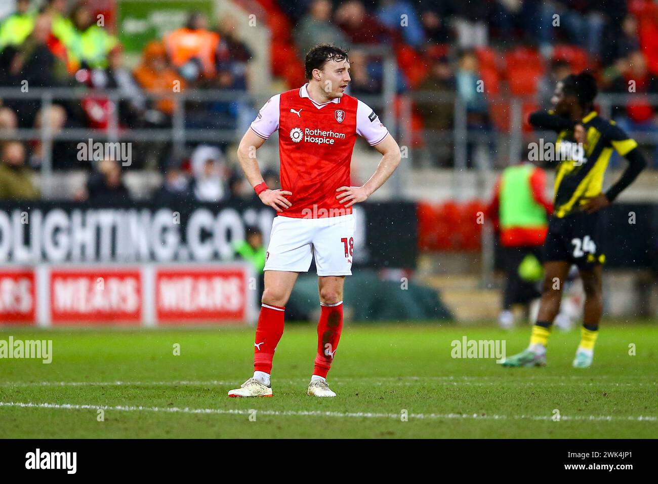 AESSEAL New York Stadium, Rotherham, England - 17th February 2024 Ollie ...