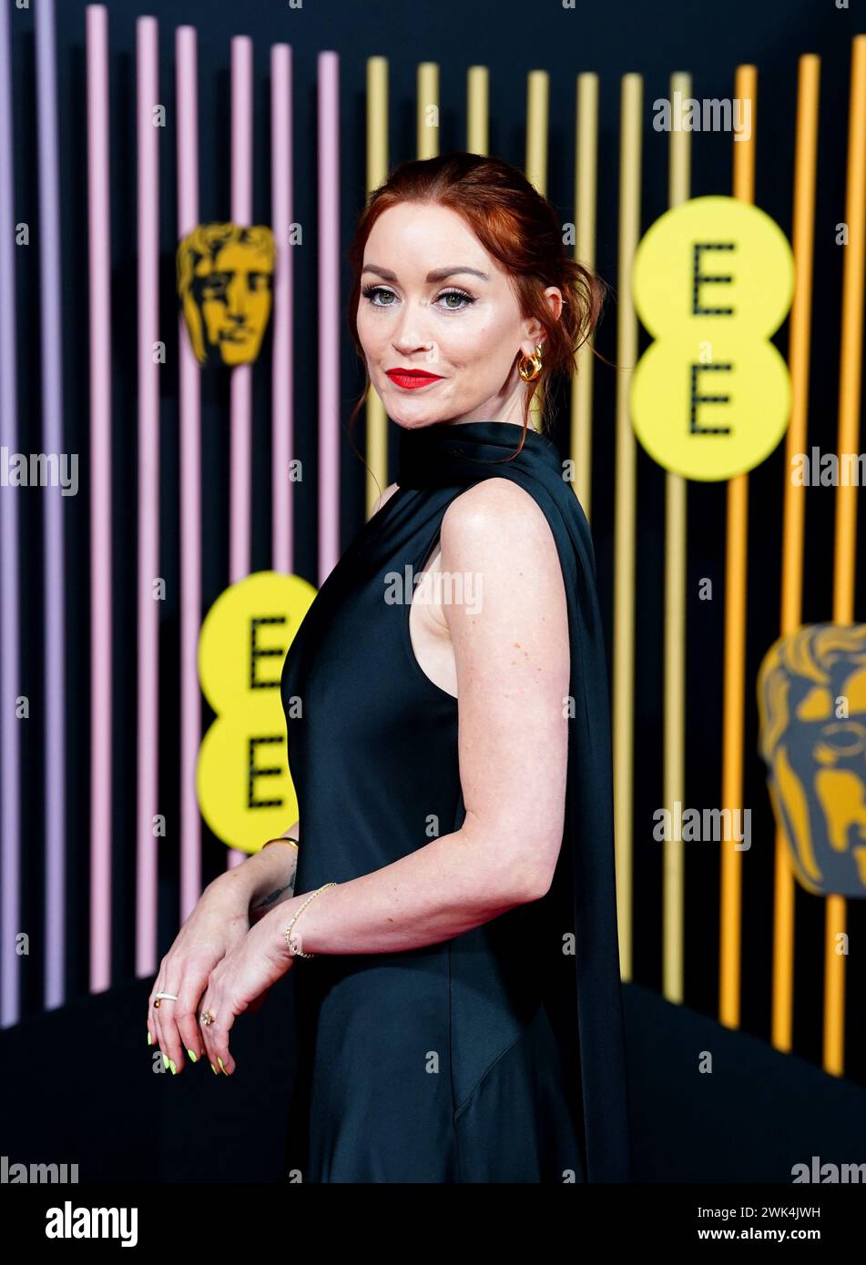 Arielle Free attends the Bafta Film Awards 2024, at the Royal Festival ...