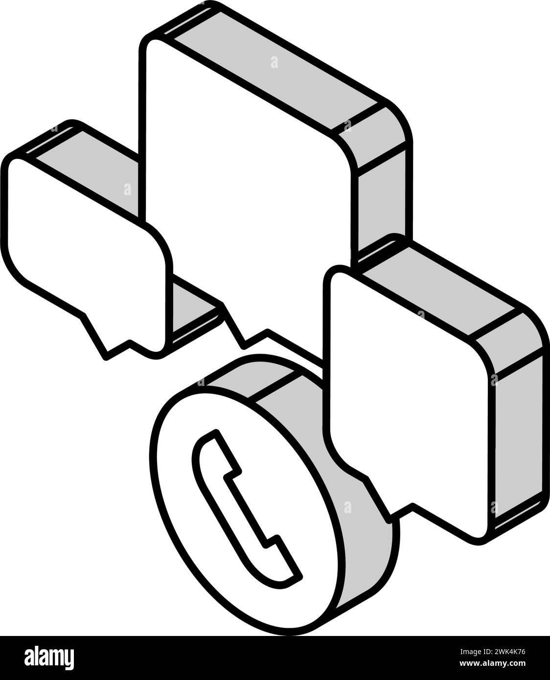 call center support isometric icon vector illustration Stock Vector Image & Art - Alamy