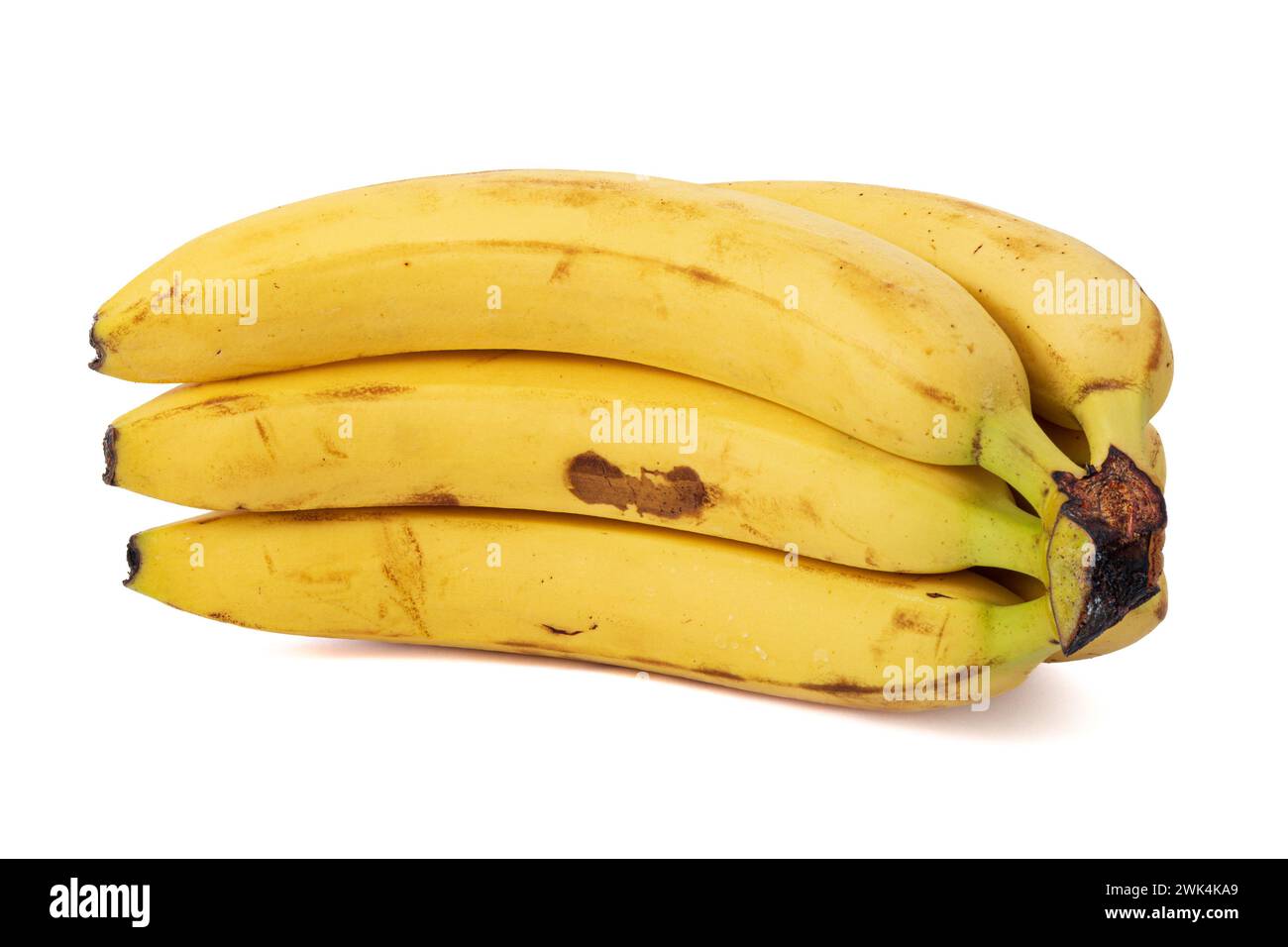 Bunch of bananas isolated on white background Stock Photo - Alamy