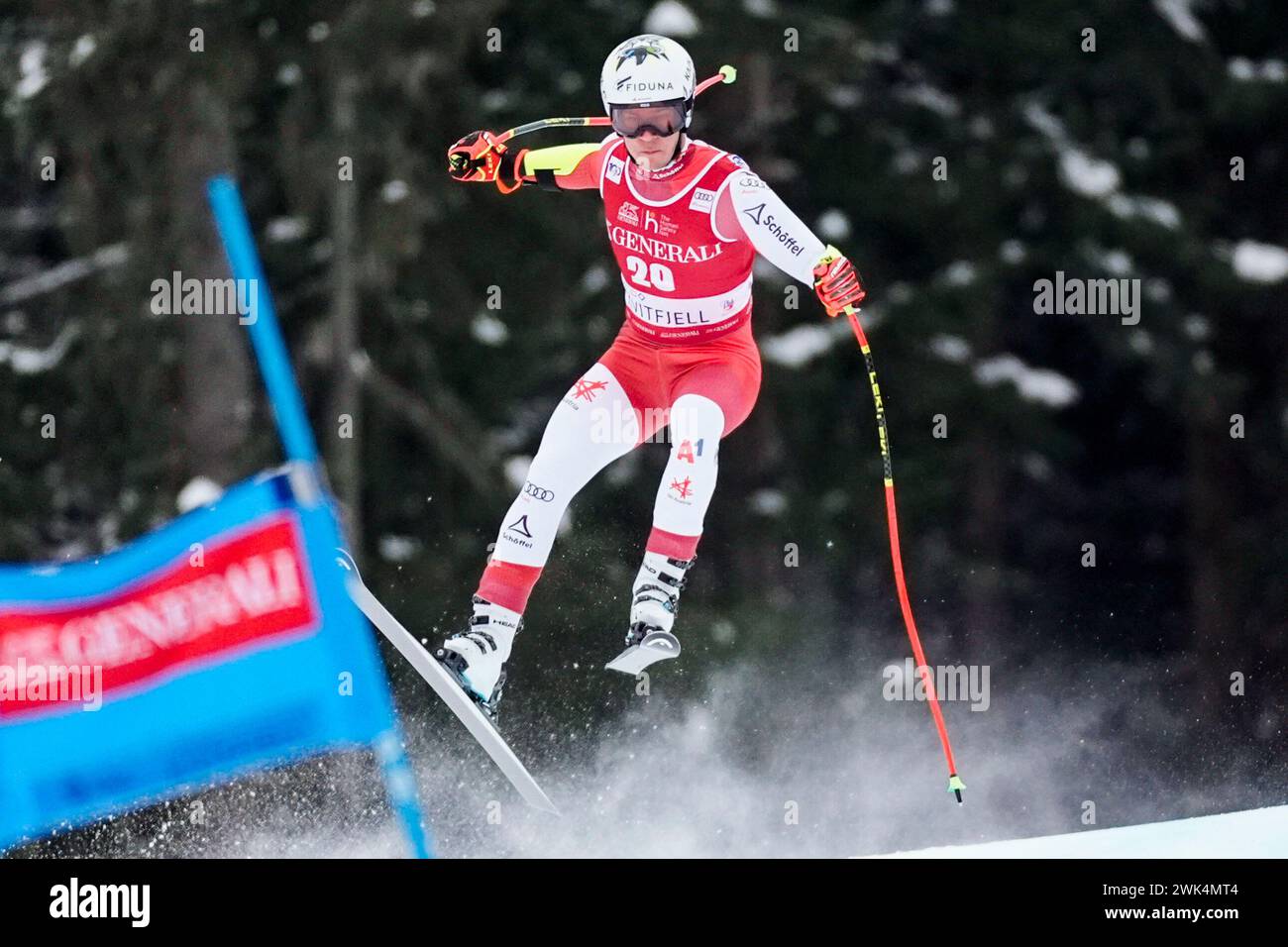 Fåvang 20240218.Lukas Feurstein from Austria during the World Cup in ...