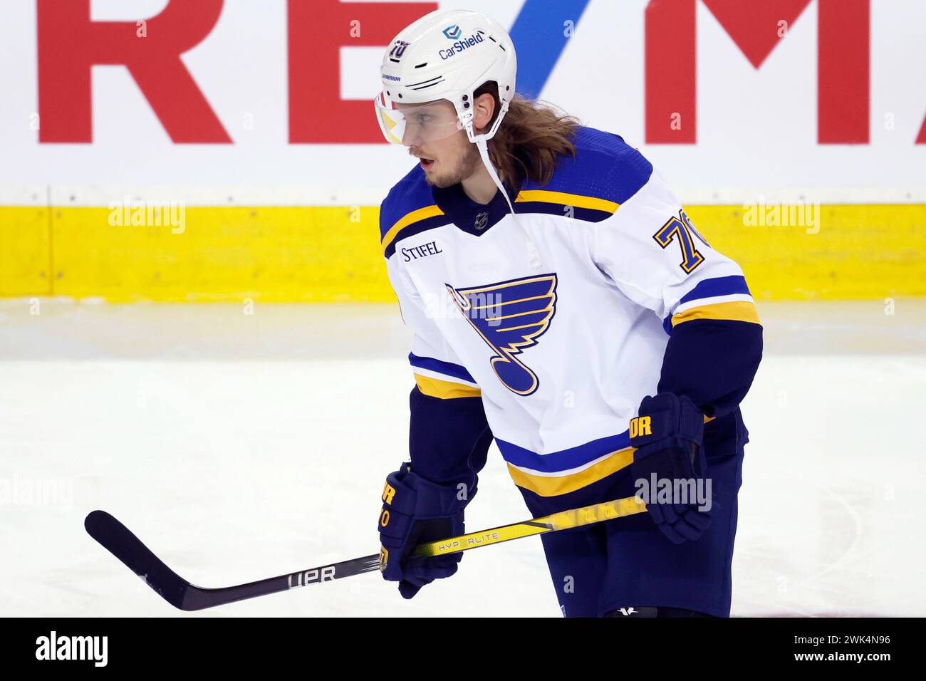 NHL profile photo on St. Louis Blues player Oskar Sundqvist, from ...