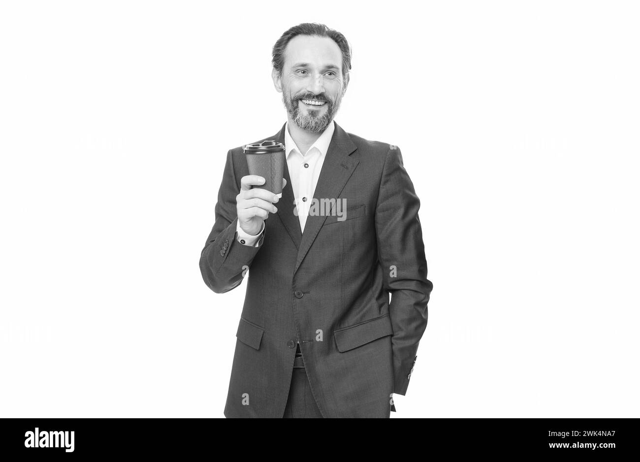 Happy smiling business man businessman boss in formal business suit ...