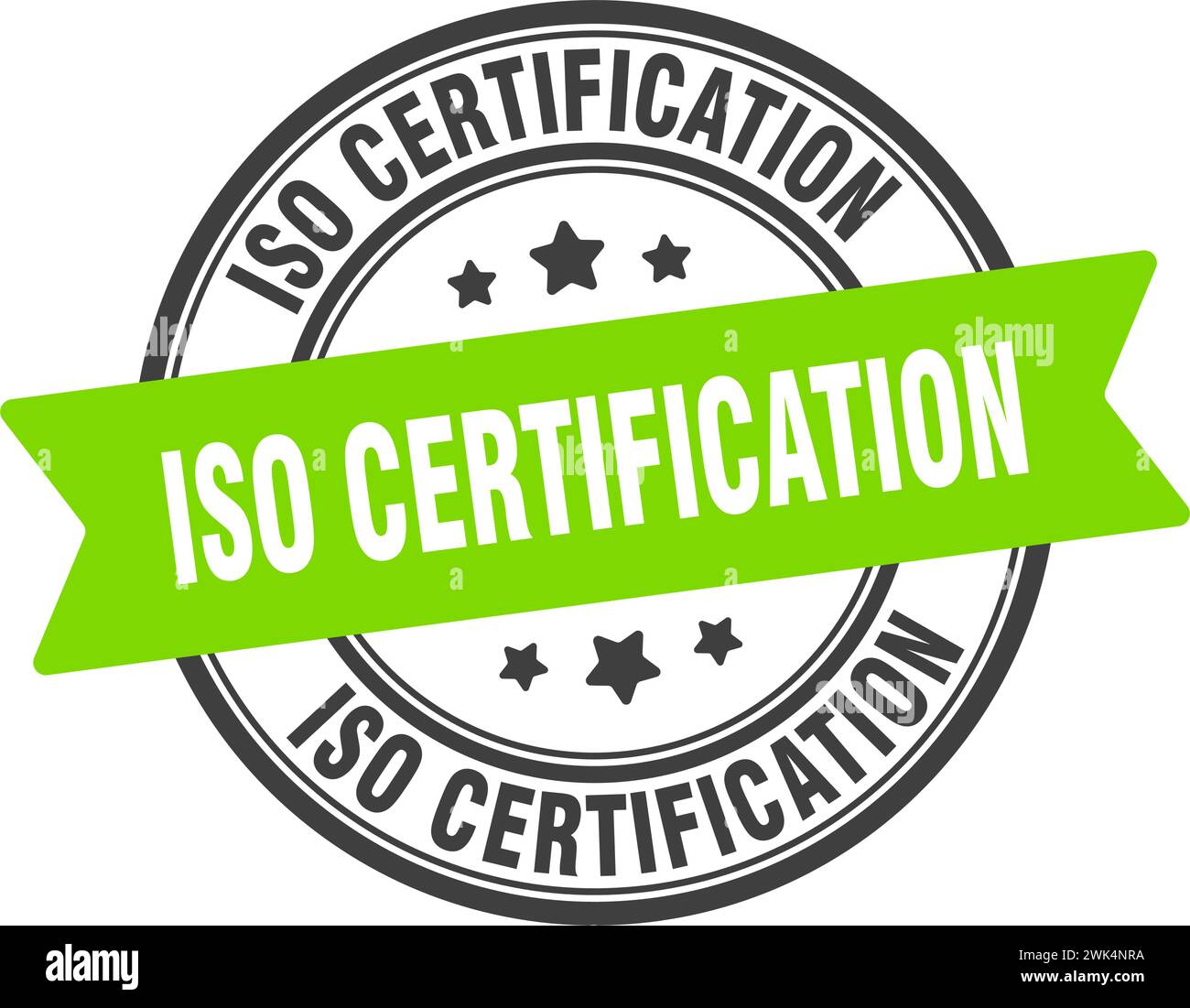 iso certification stamp. iso certification round sign. label on ...
