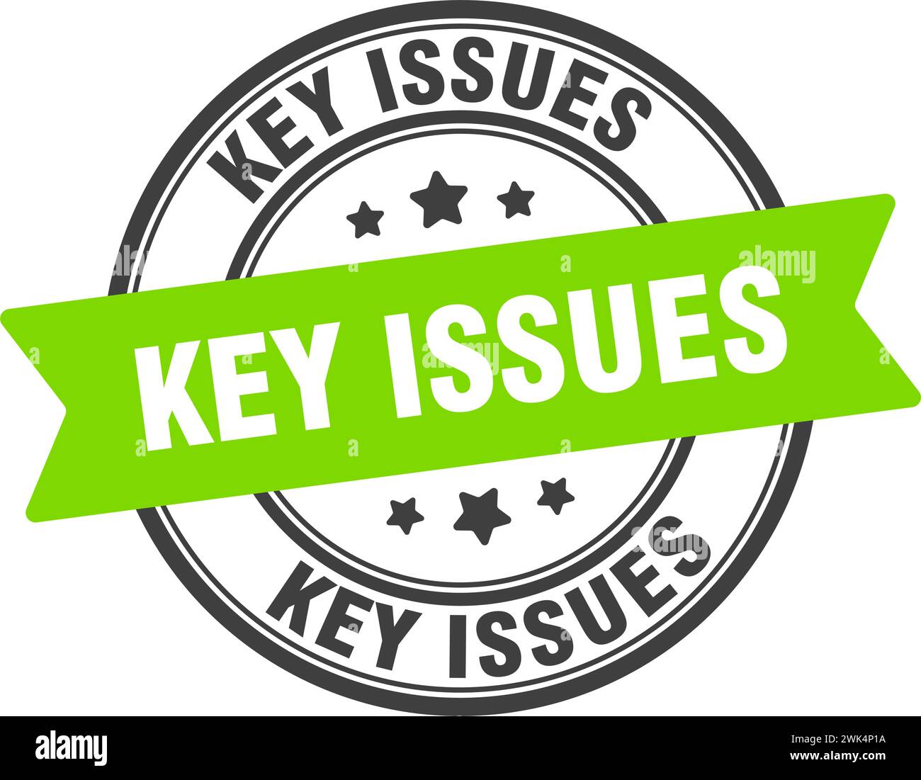 key issues stamp. key issues round sign. label on transparent ...