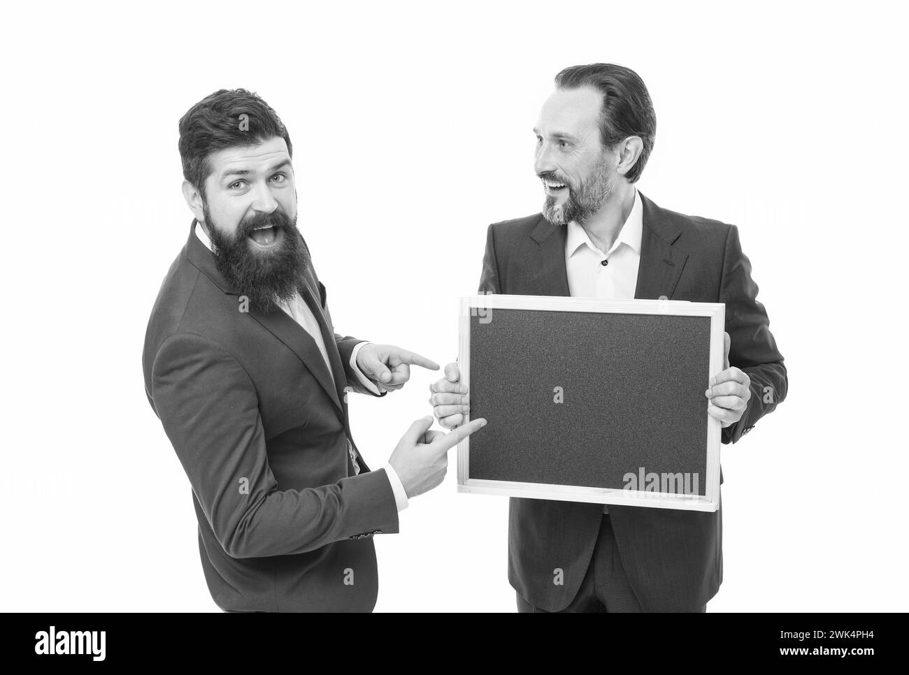 Official Presentation Men Bearded Guys Wear Formal Clothes Handsome