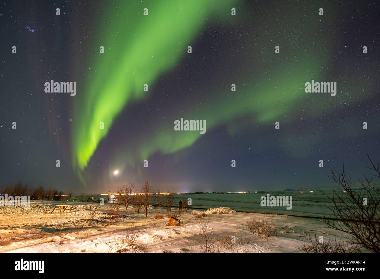 Beautiful scenic view aurora hi-res stock photography and images - Alamy