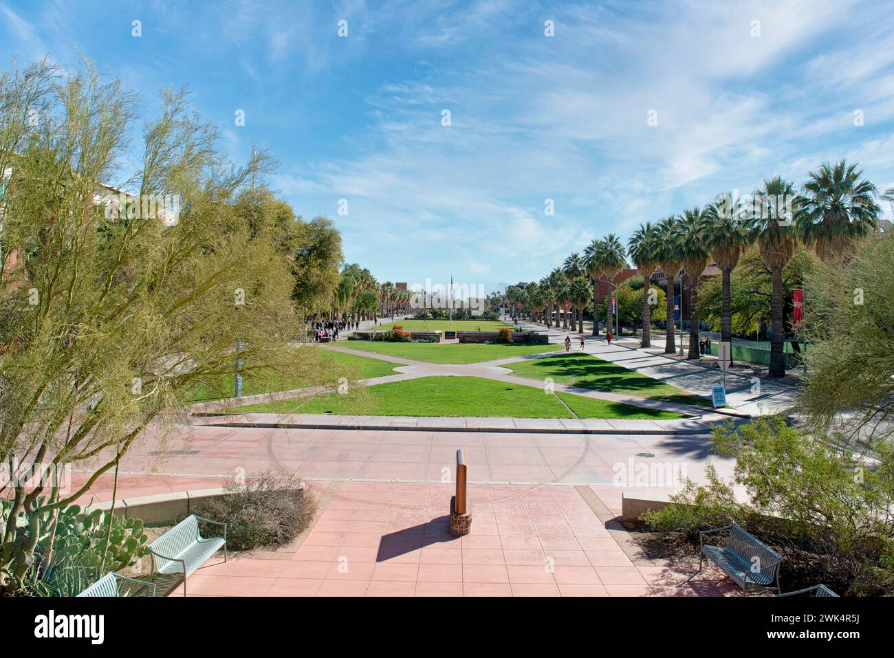 Looking East towards the Battleship Arizona Memorial on the University ...