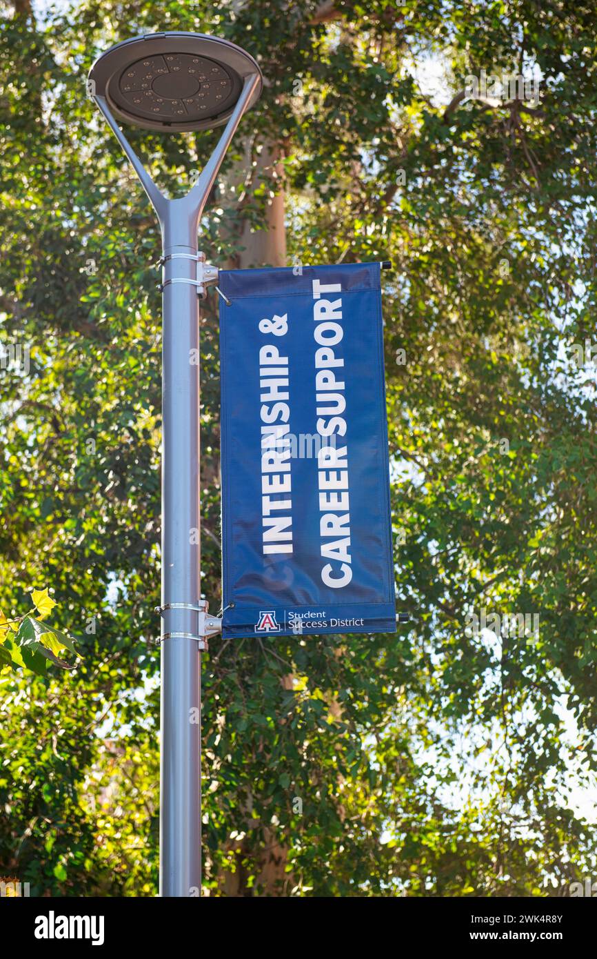 Internship and Career support banner at the University of Arizona ...