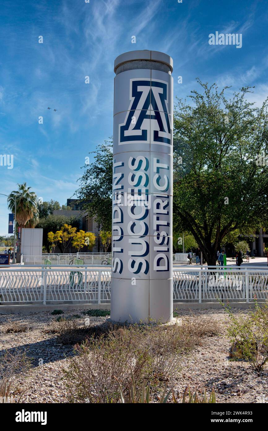 Student Success District sculpture on the University of Arizona Campus ...