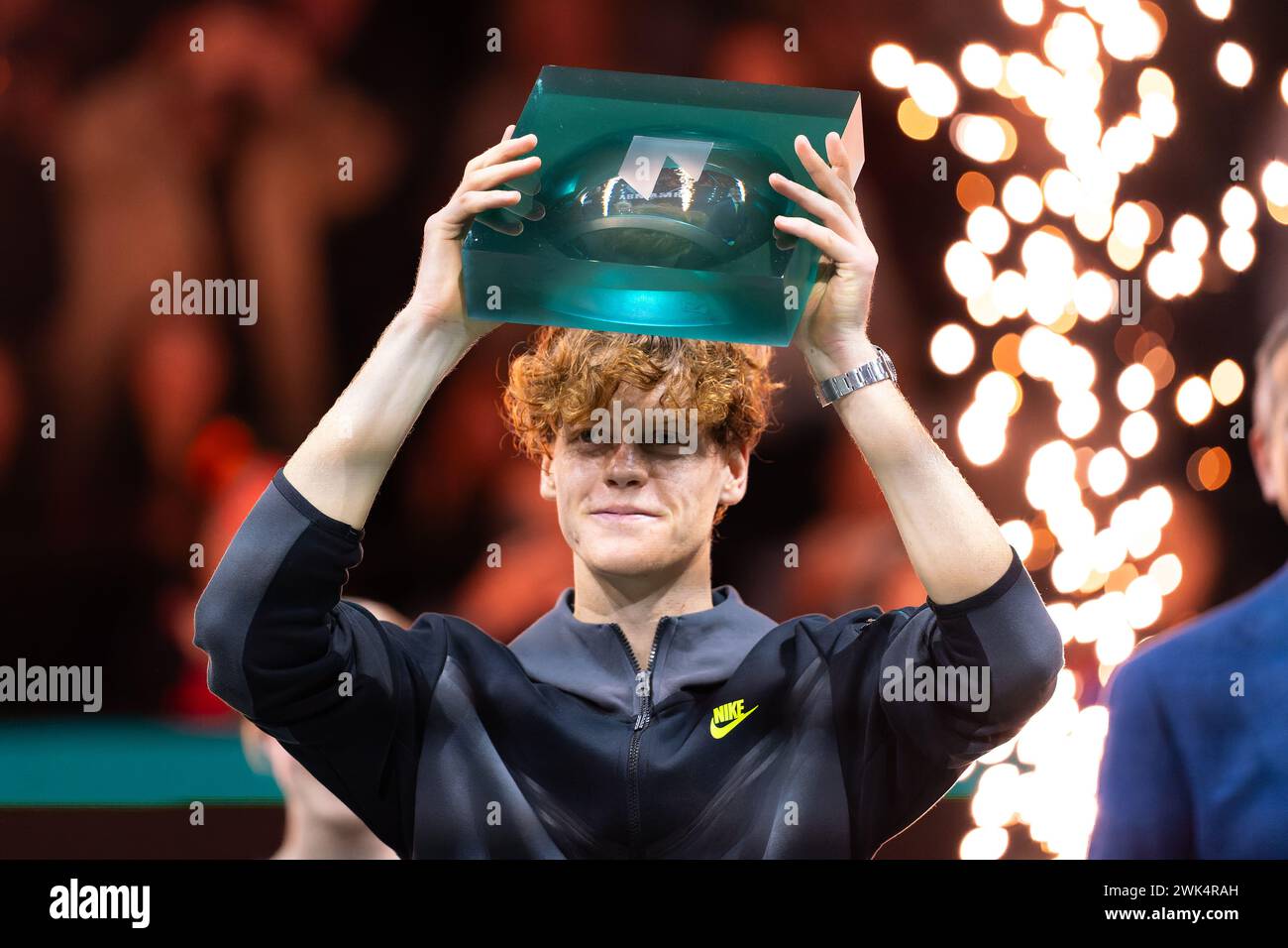 Jannik sinner tournament trophy hi-res stock photography and images - Alamy