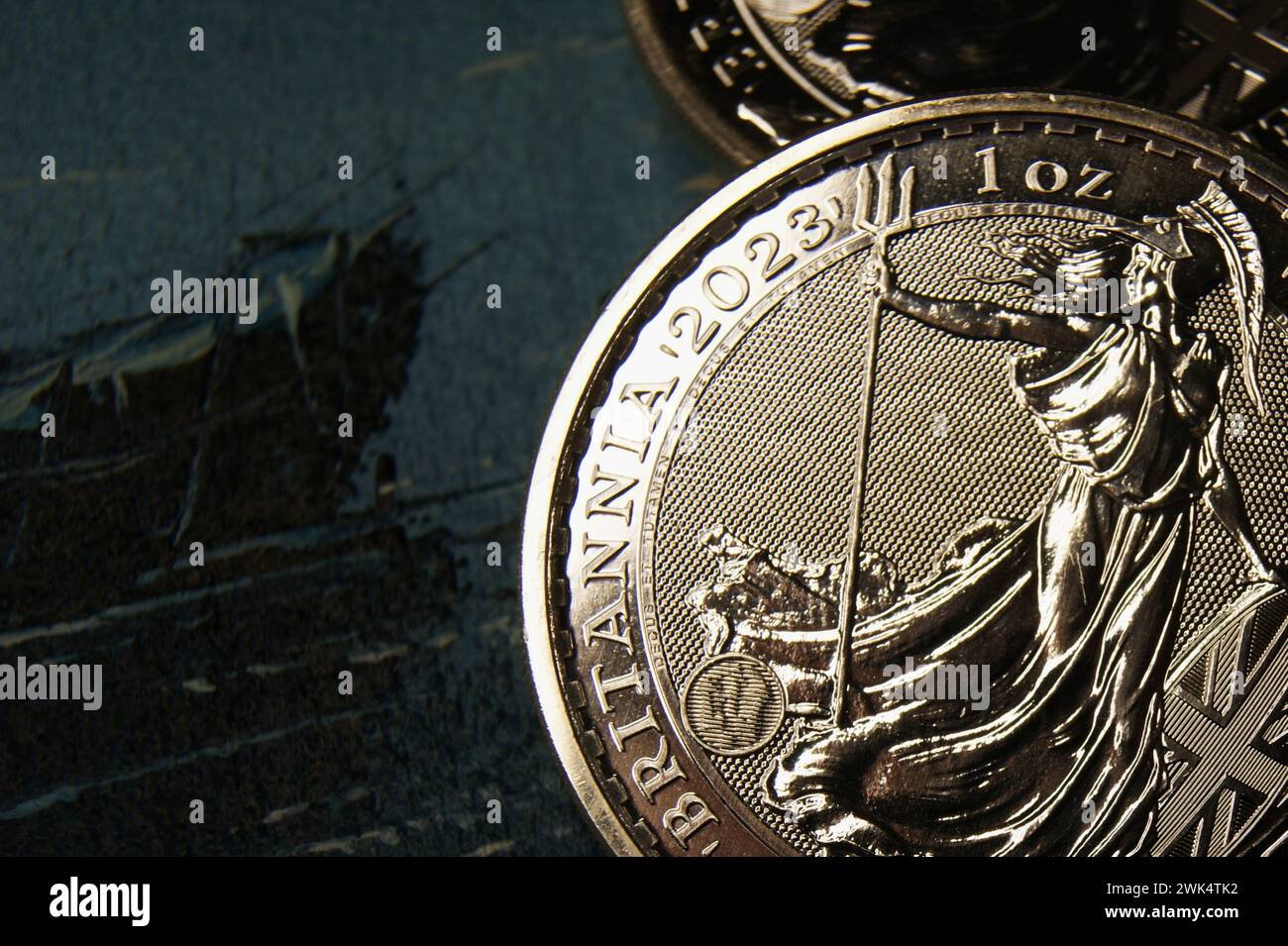 Silver proof pound hi-res stock photography and images - Alamy