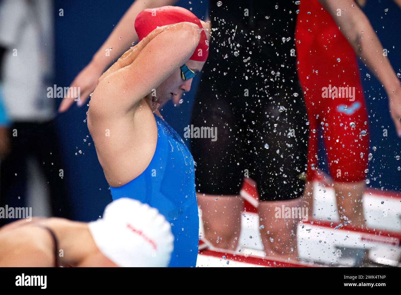 Doha, Qatar. 18th Feb, 2024. Gold medal winner Freya Constance Colbert ...