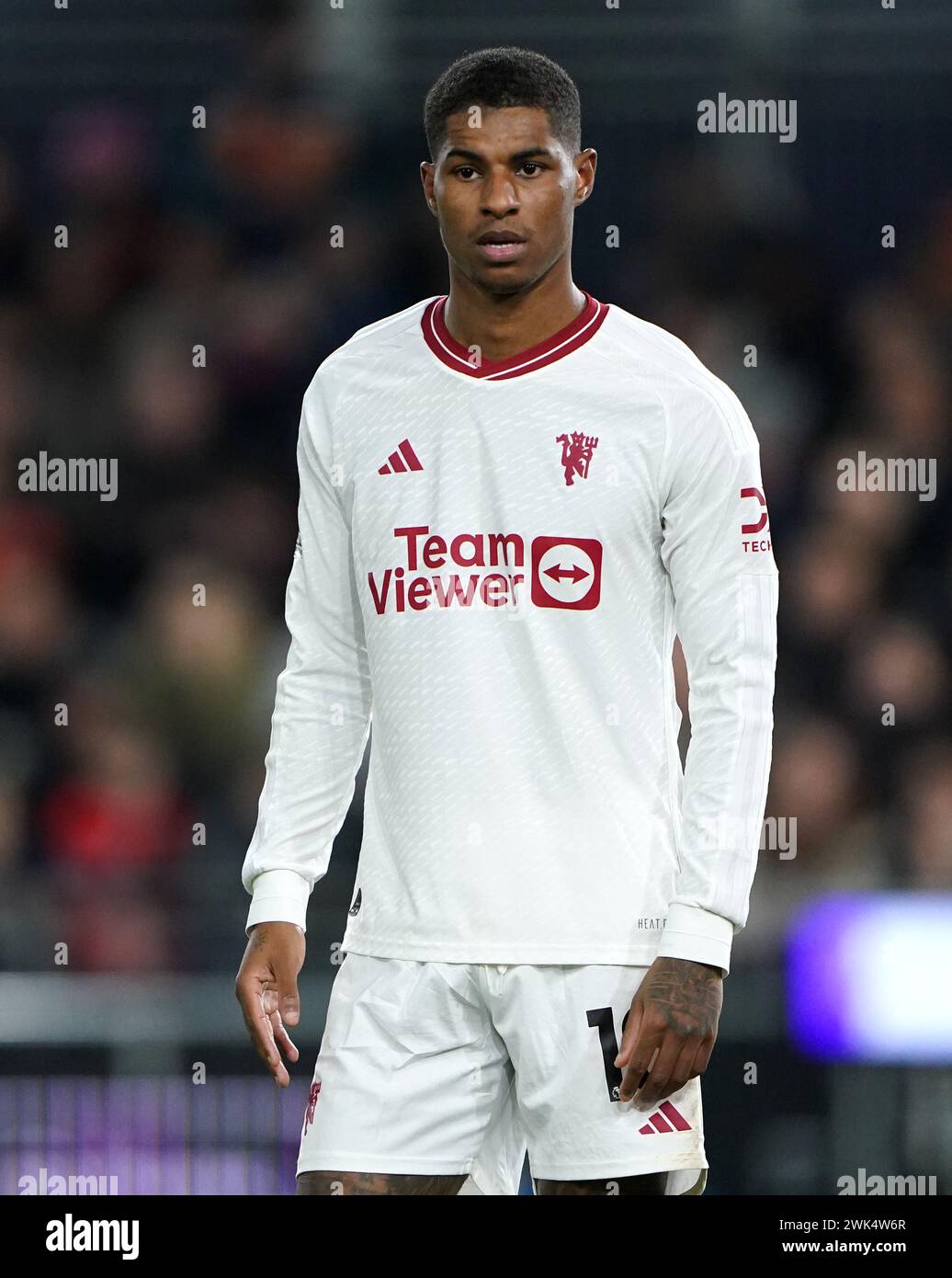 Manchester United's Marcus Rashford during the Premier League match at ...
