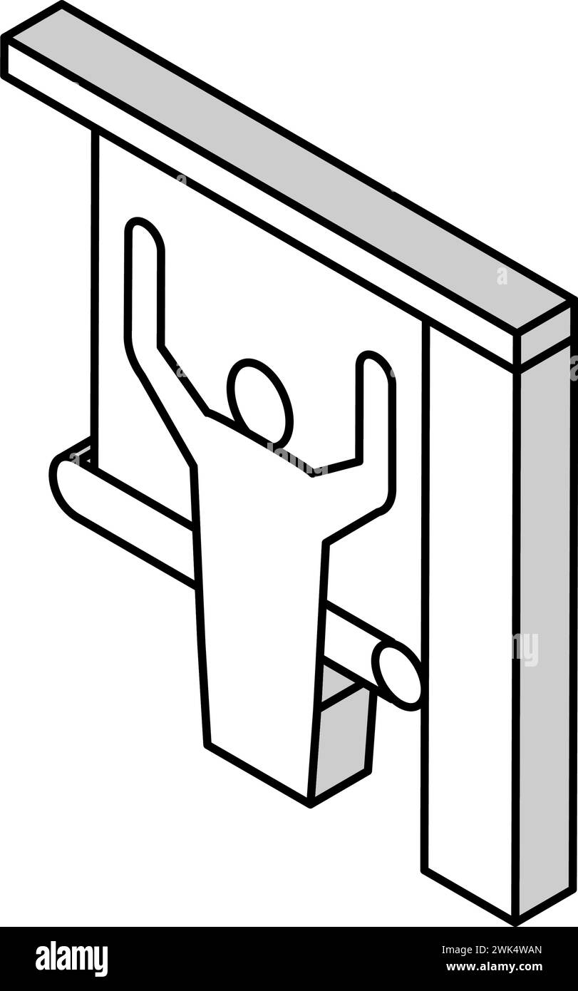 repair man gluing wallpaper on wall isometric icon vector illustration ...