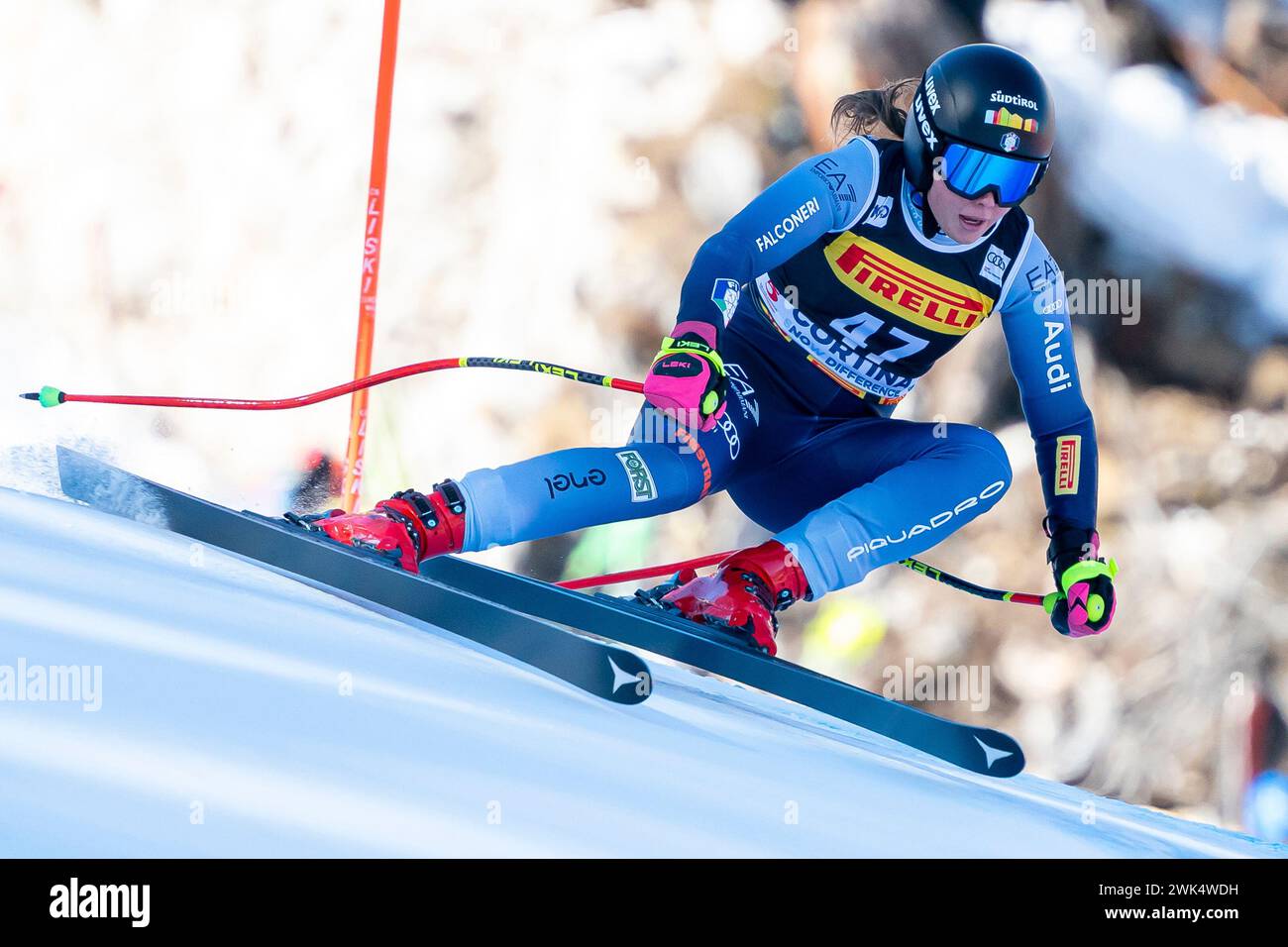 Cortina d’Ampezzo, Italy 28 January 2024. DELAGO Nadia (Ita) competing ...