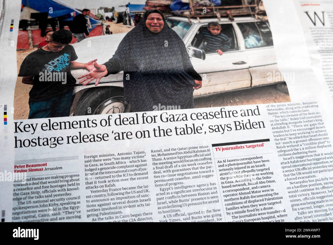 'Key elements of deal for Gaza ceasefire and hostage release 'are on ...