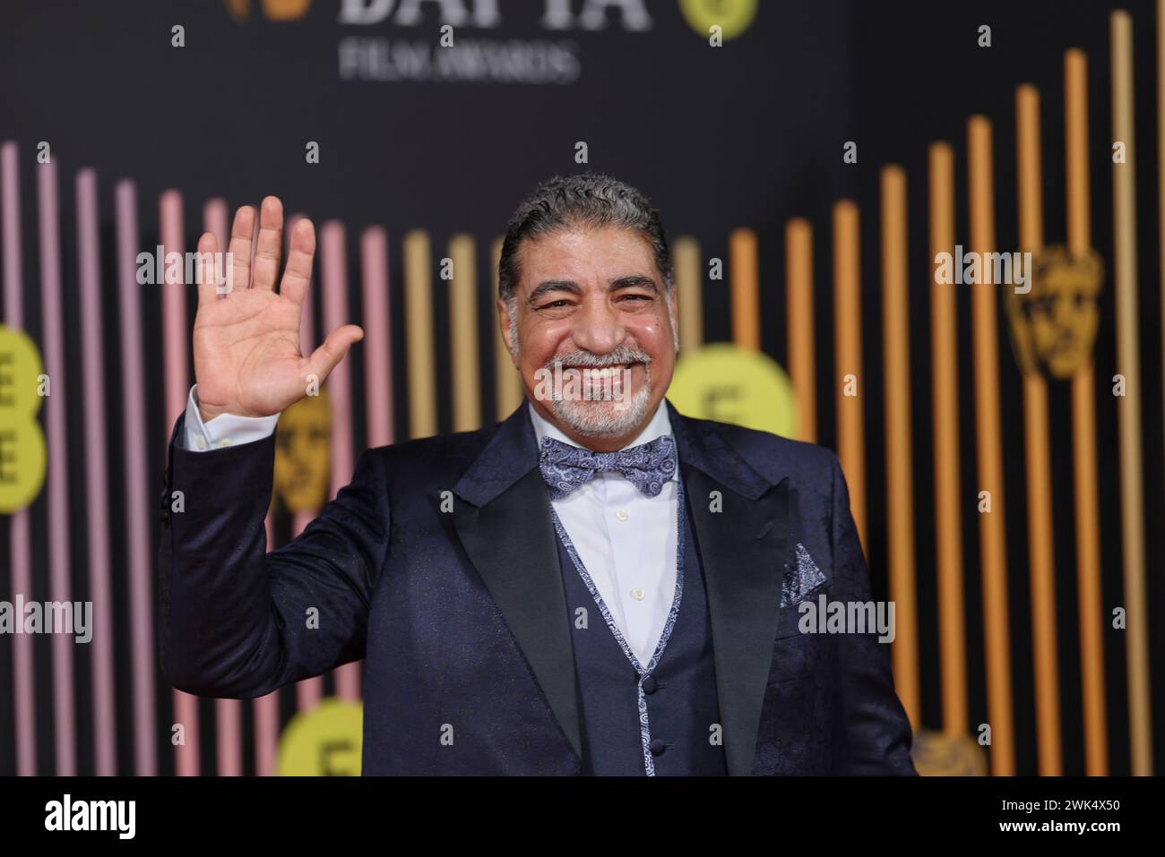 Sayed Badreya poses for photographers upon arrival at the 77th British ...